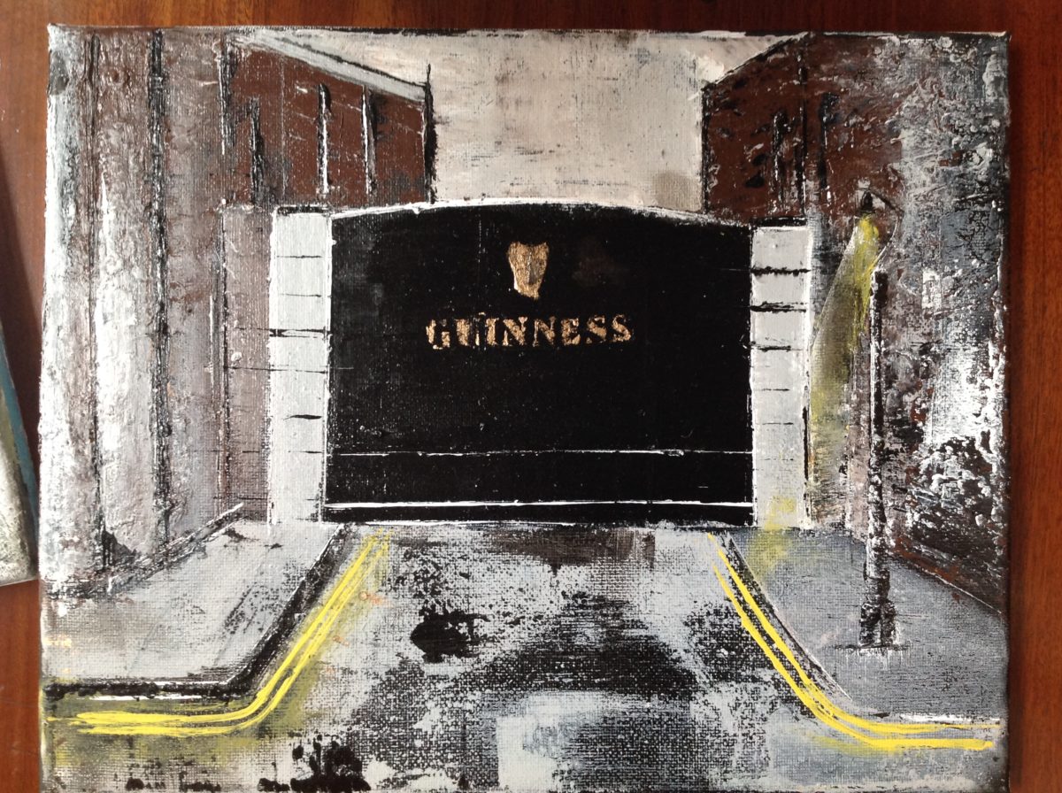 Painting of GUINNESS Gates - On The Square Emporium