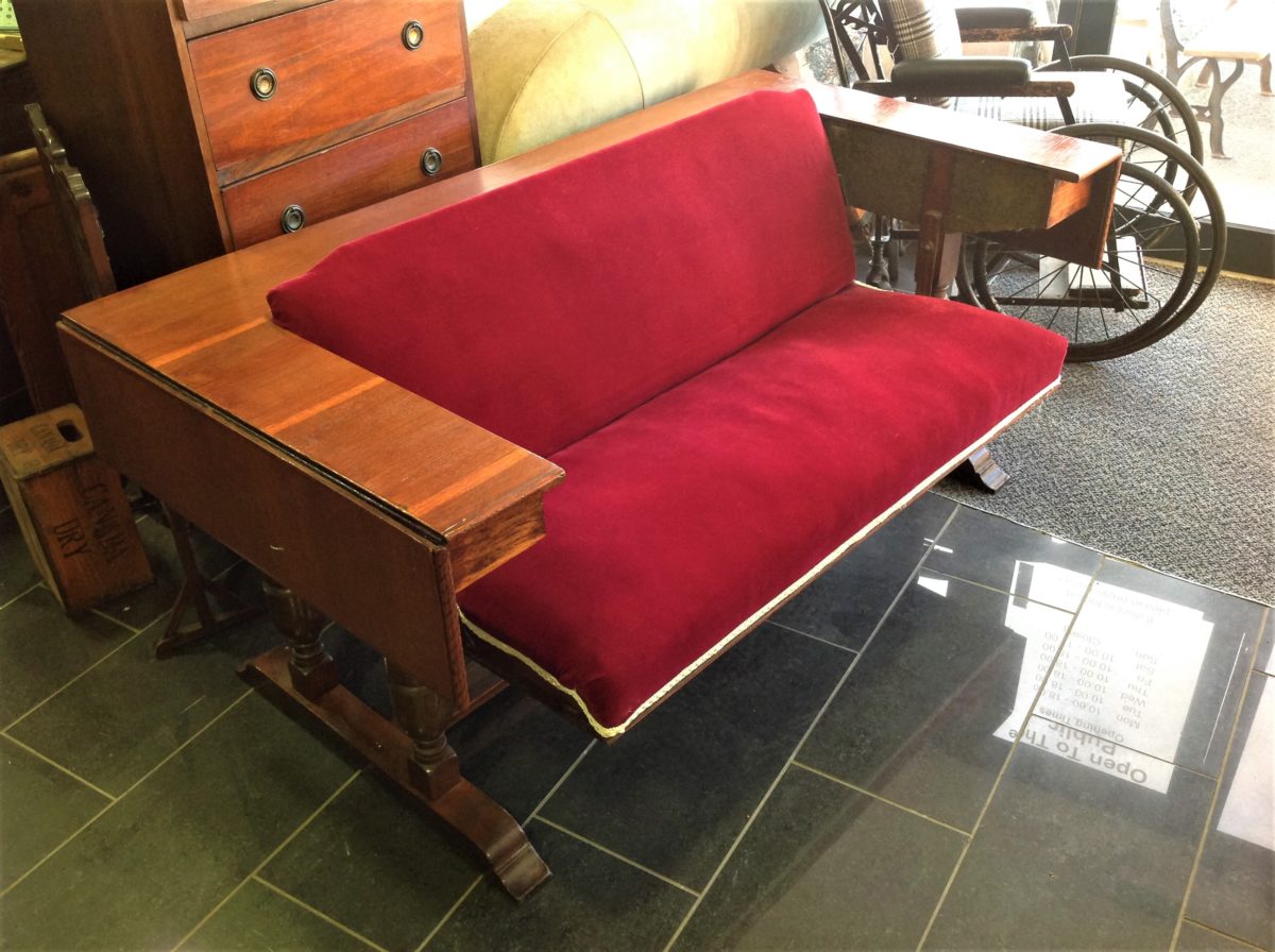 Early 1900s Settee Table - On The Square Emporium