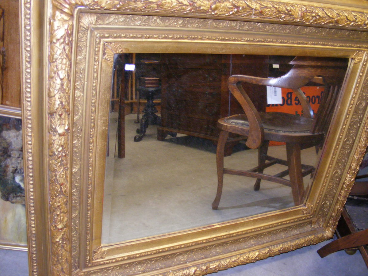 47" x 38" Gilt-frame Mirror - On The Square Emporium