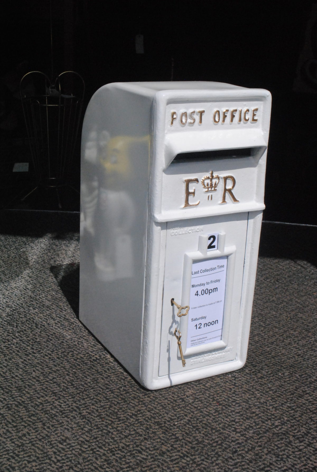 White Royal Mail Post Box - On The Square Emporium