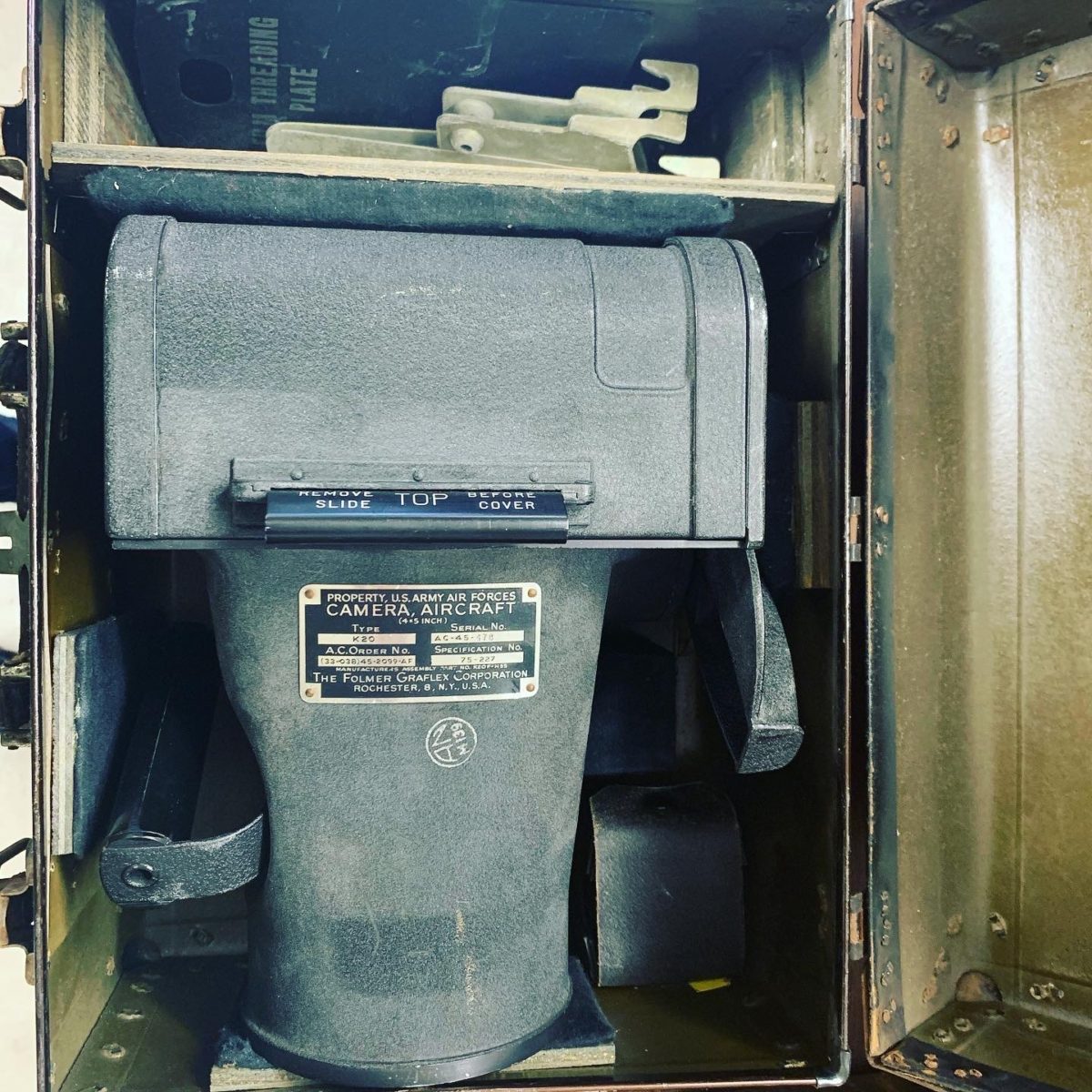 WWII, Fairchild K20 US Army Air-force Aerial Camera [complete] - On The ...