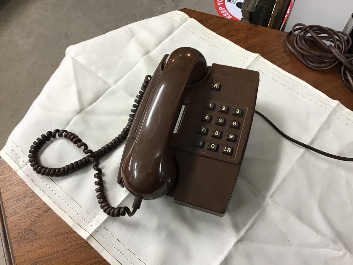 Brown Vintage British Telecoms Telephone - On The Square Emporium