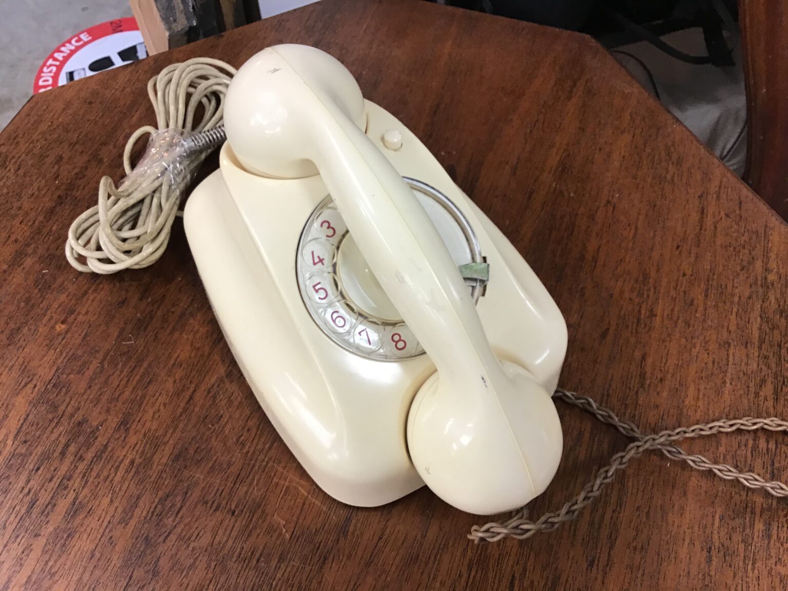 Vintage German Cream Dial Telephone - On The Square Emporium