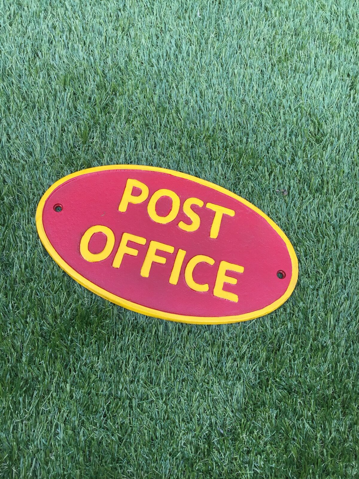Cast Iron Post Office Wall Plaque - On The Square Emporium