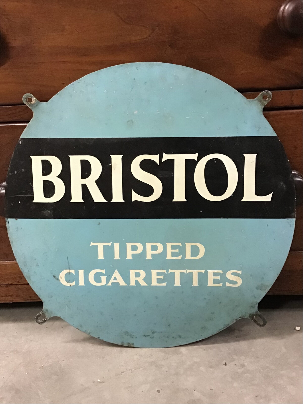 Bristol Tipped Cigarettes Tin Sign - On The Square Emporium
