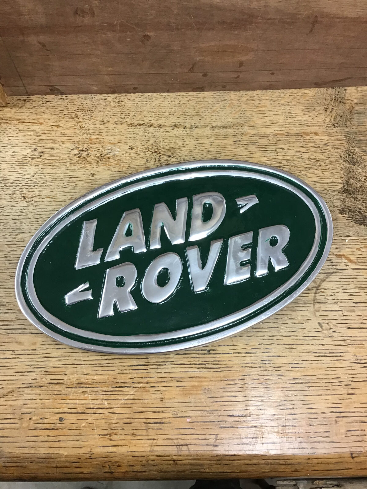 Aluminium Land Rover Plaque - On The Square Emporium