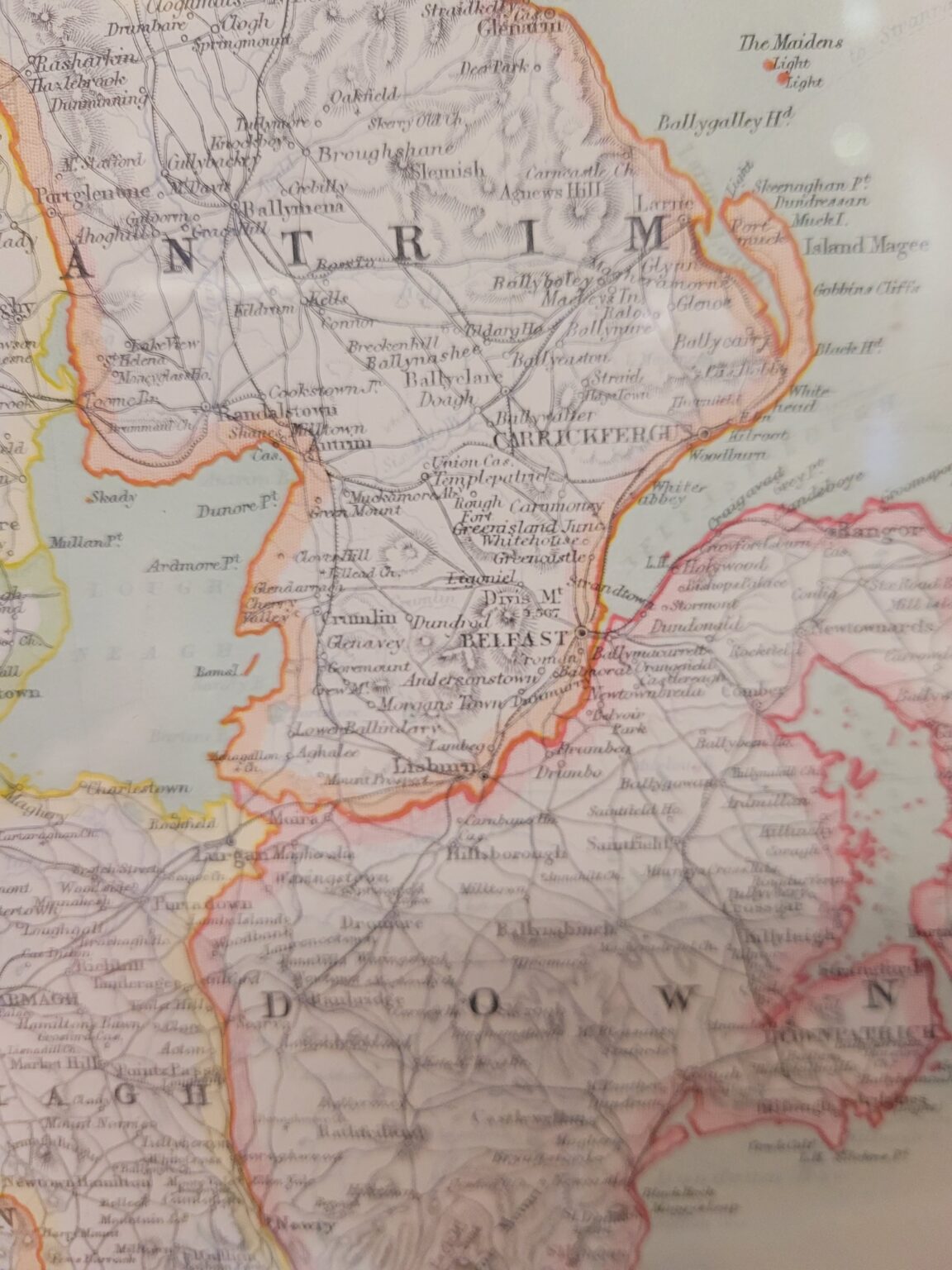 Pre-1922 Map of Ireland - On The Square Emporium