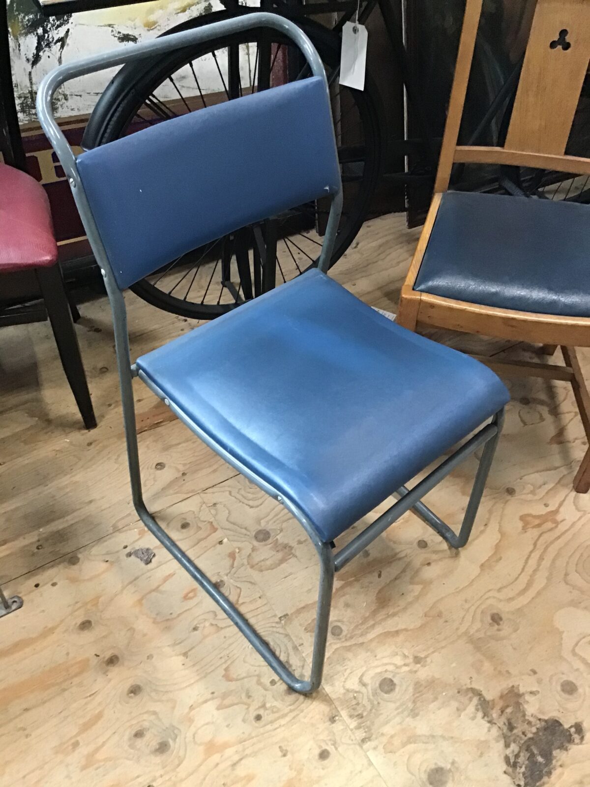 Stacking Vinyl School Chairs - On The Square Emporium