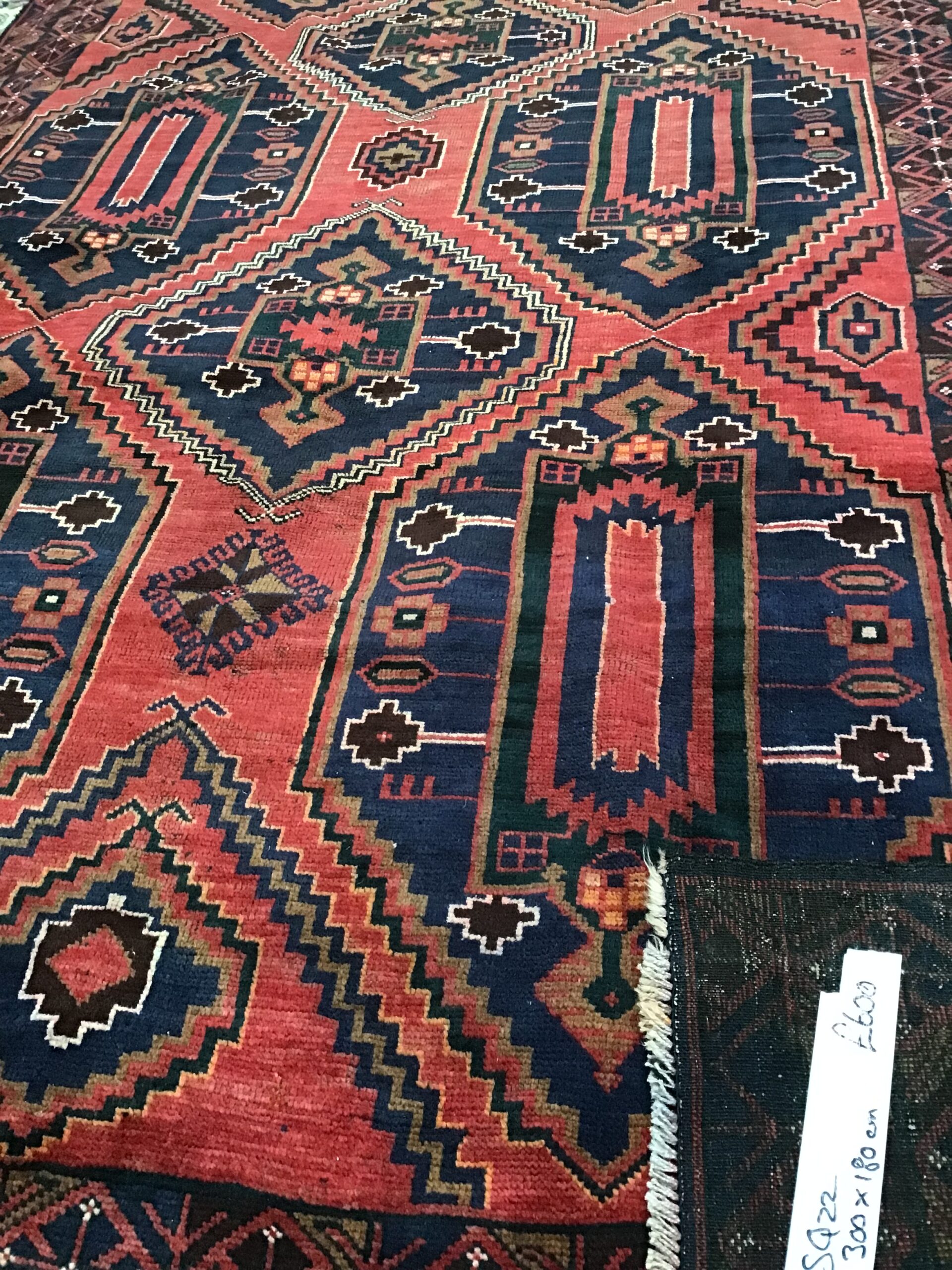 Traditional Afghan Baluchi Rug[SQ22] - On The Square Emporium