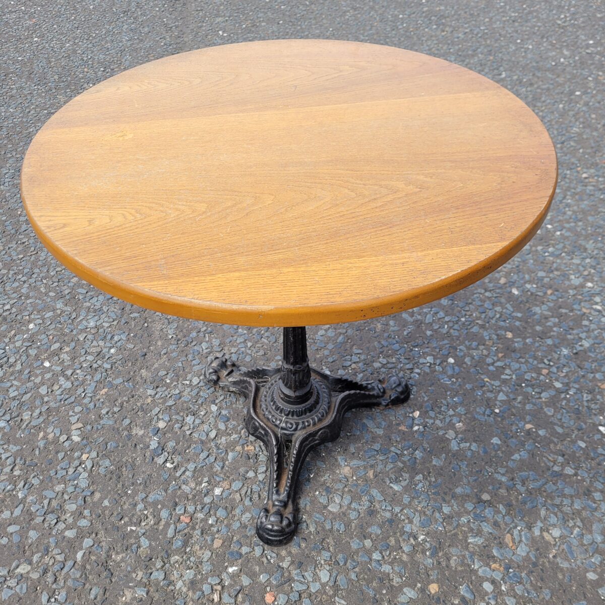 Iron Base Round Pub Table - On The Square Emporium