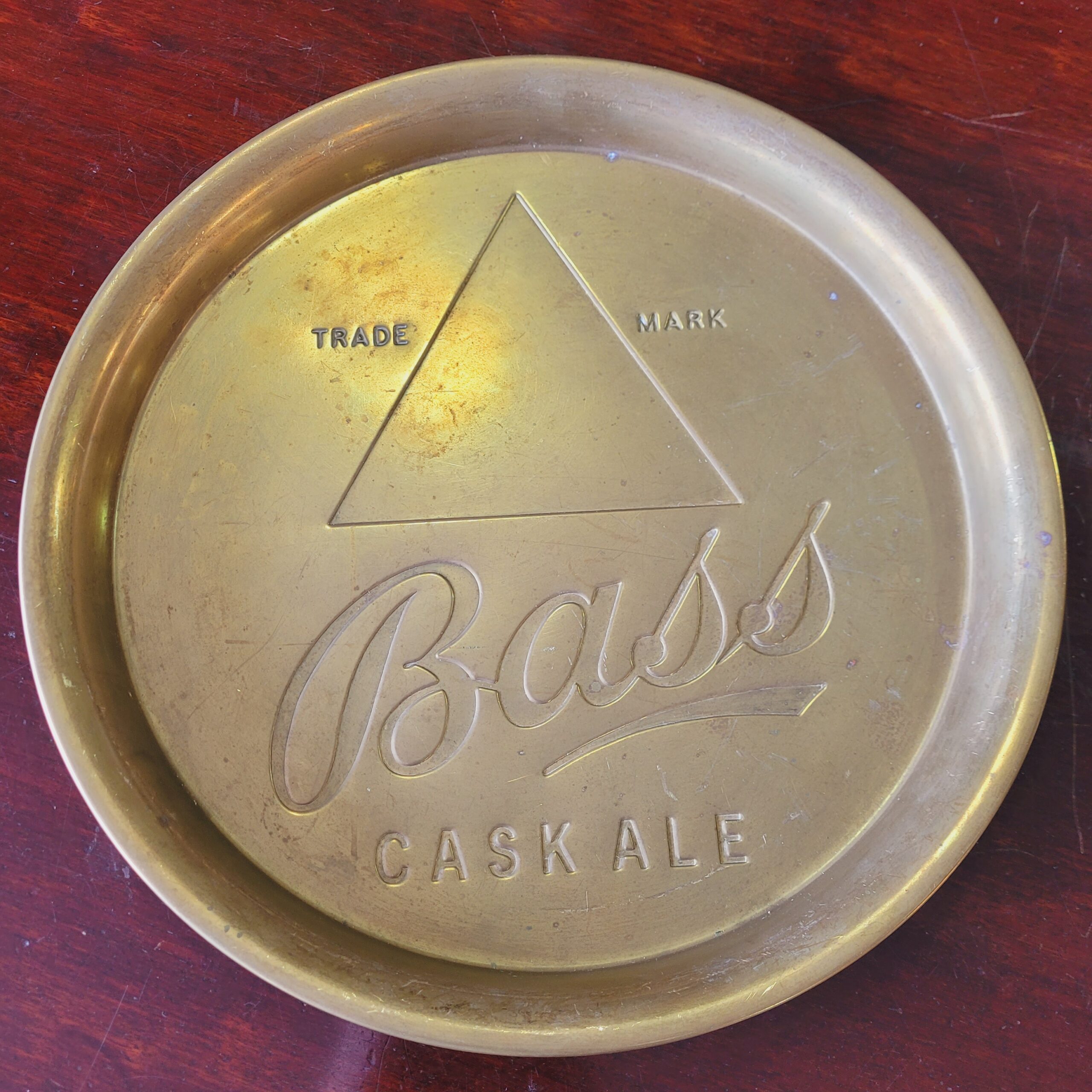 Bass Ale Brass Tray [w578] - On The Square Emporium