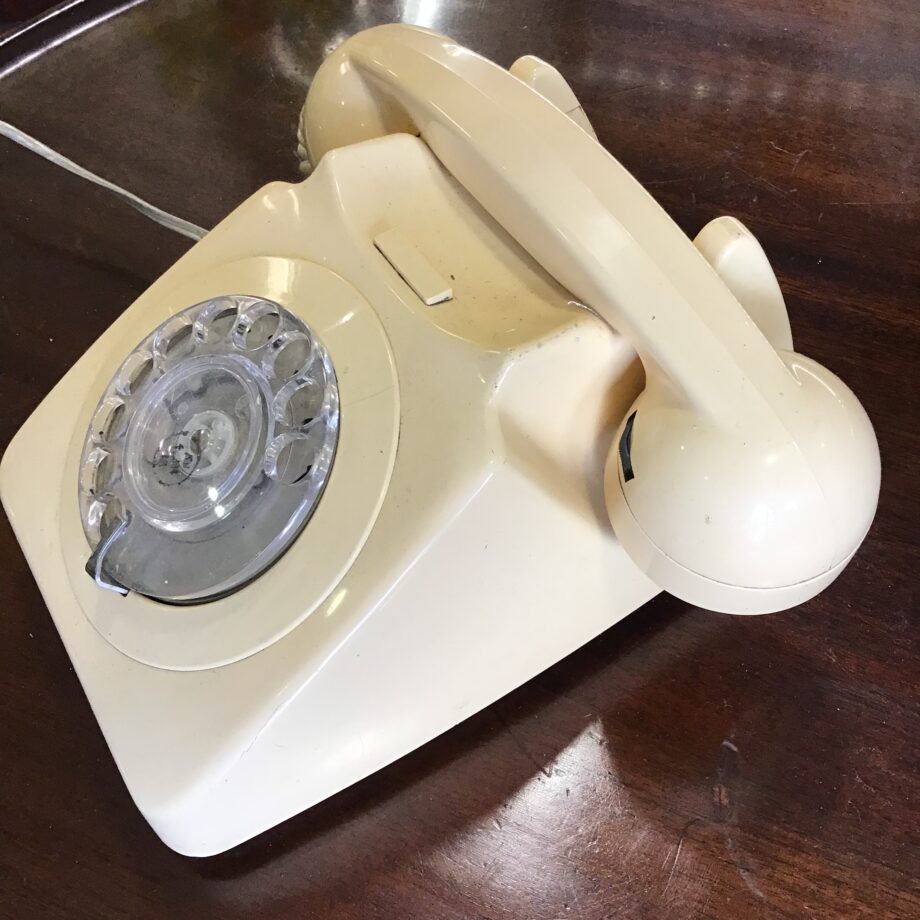 1970/80s BT Telephone - cream - On The Square Emporium