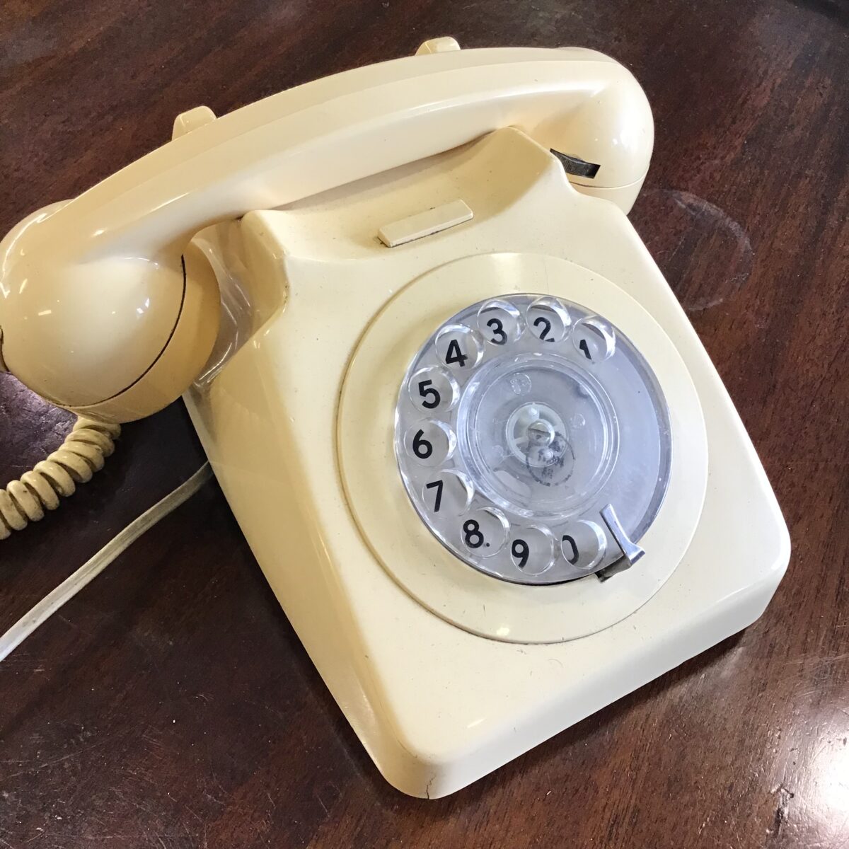 1970/80s BT Telephone - cream - On The Square Emporium