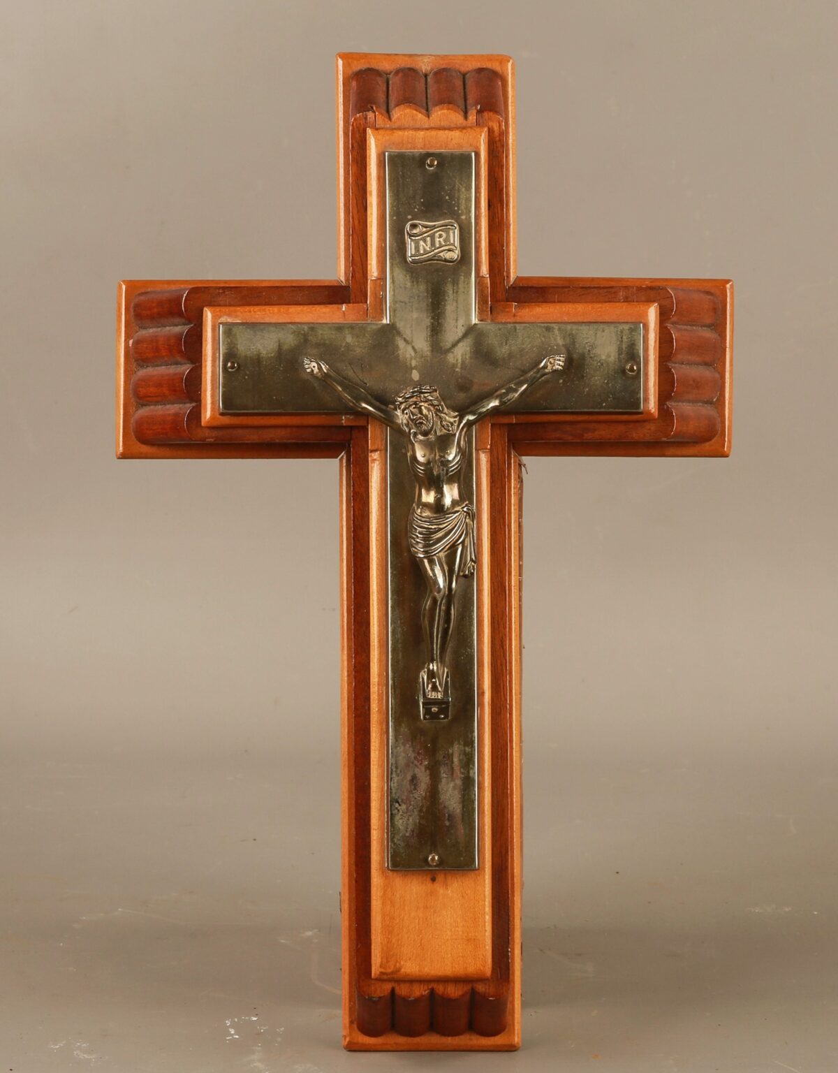 Wooden Crucifix with a Hidden Compartment - On The Square Emporium