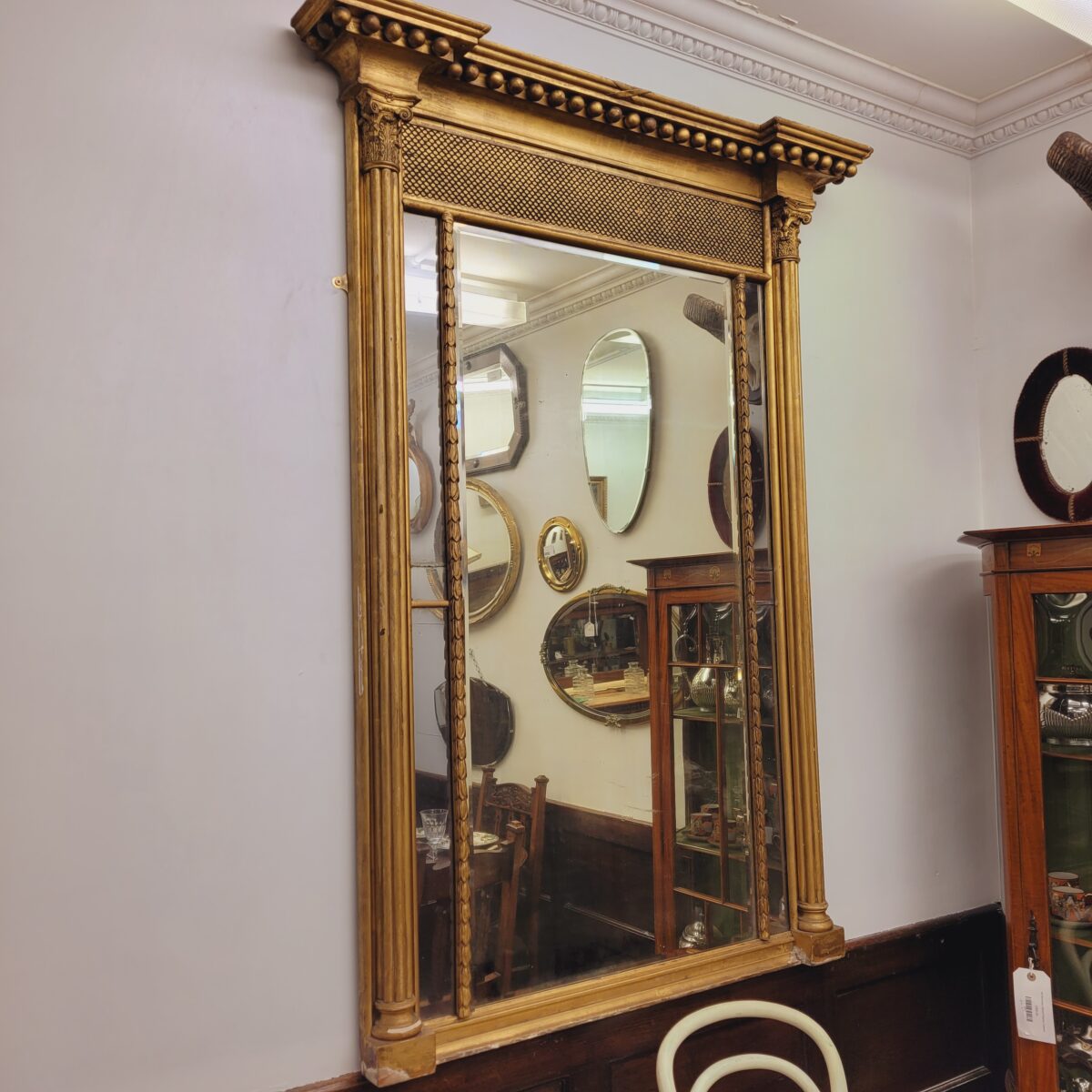 Gilt Georgian Over-mantle Mirror - On The Square Emporium