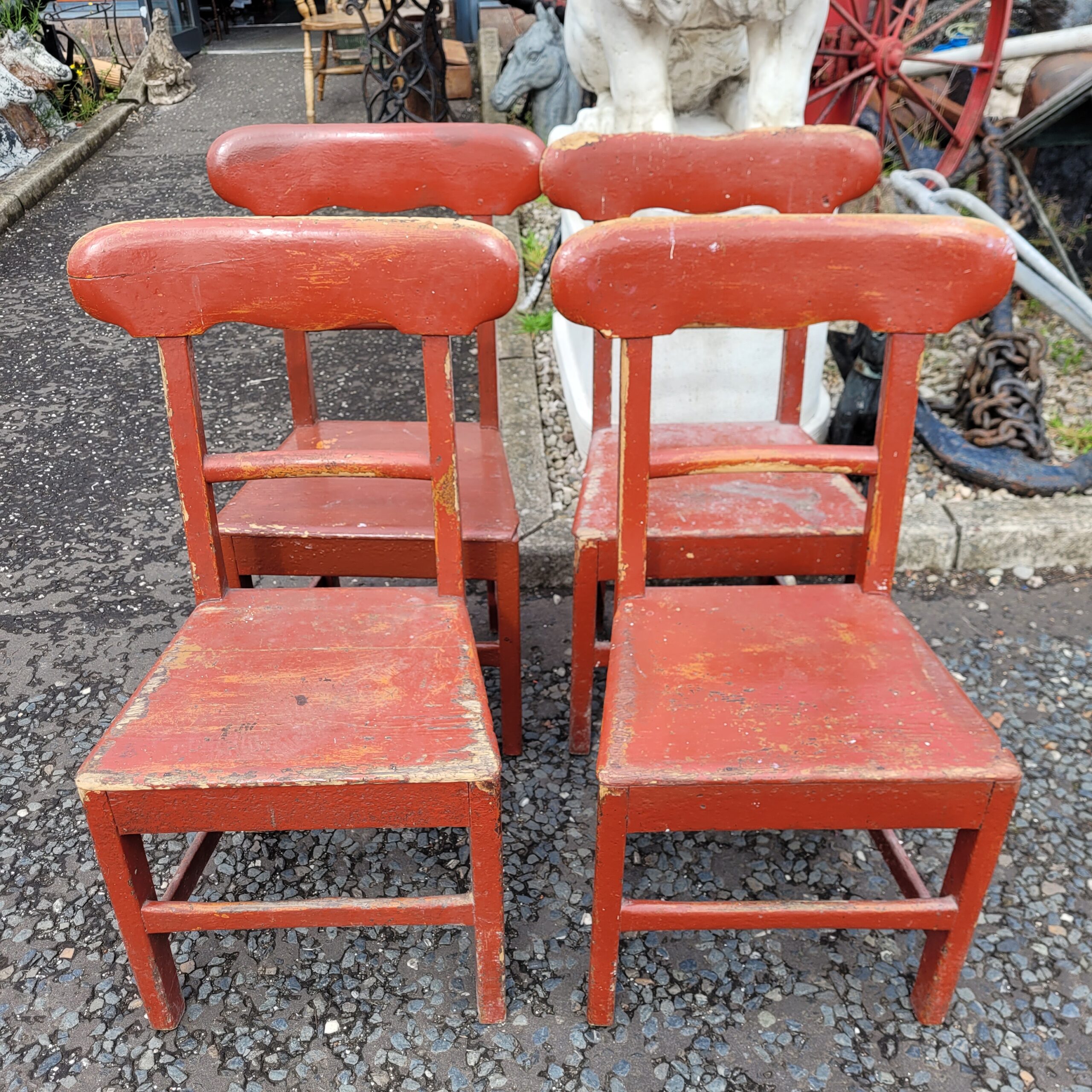Set of 4 Irish Vernacular Chairs - On The Square Emporium
