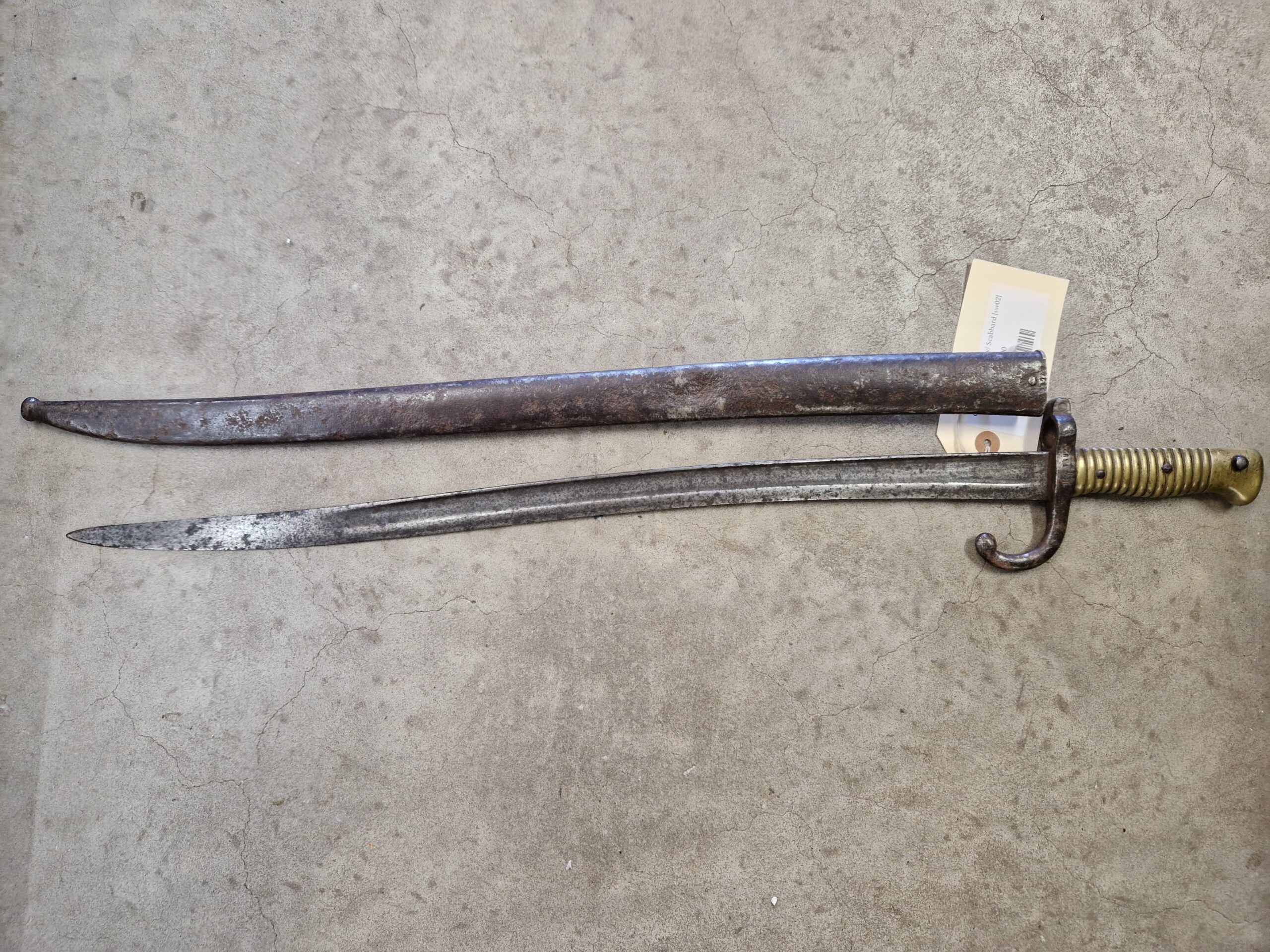 Chassepot Bayonet w/ Scabbard [sw02] - On The Square Emporium