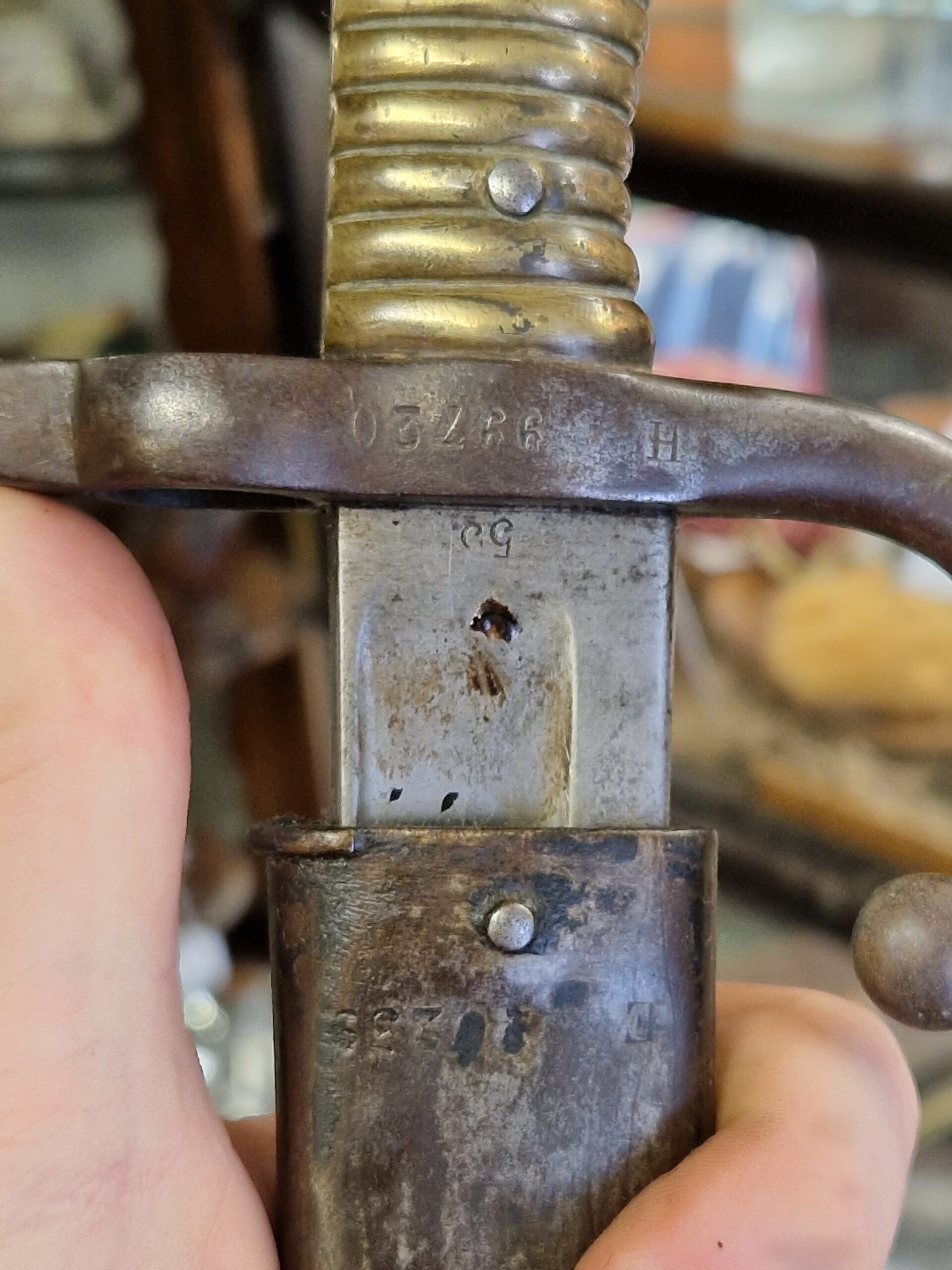 Chassepot Bayonet w/ Scabbard 1868 [sw04] - On The Square Emporium