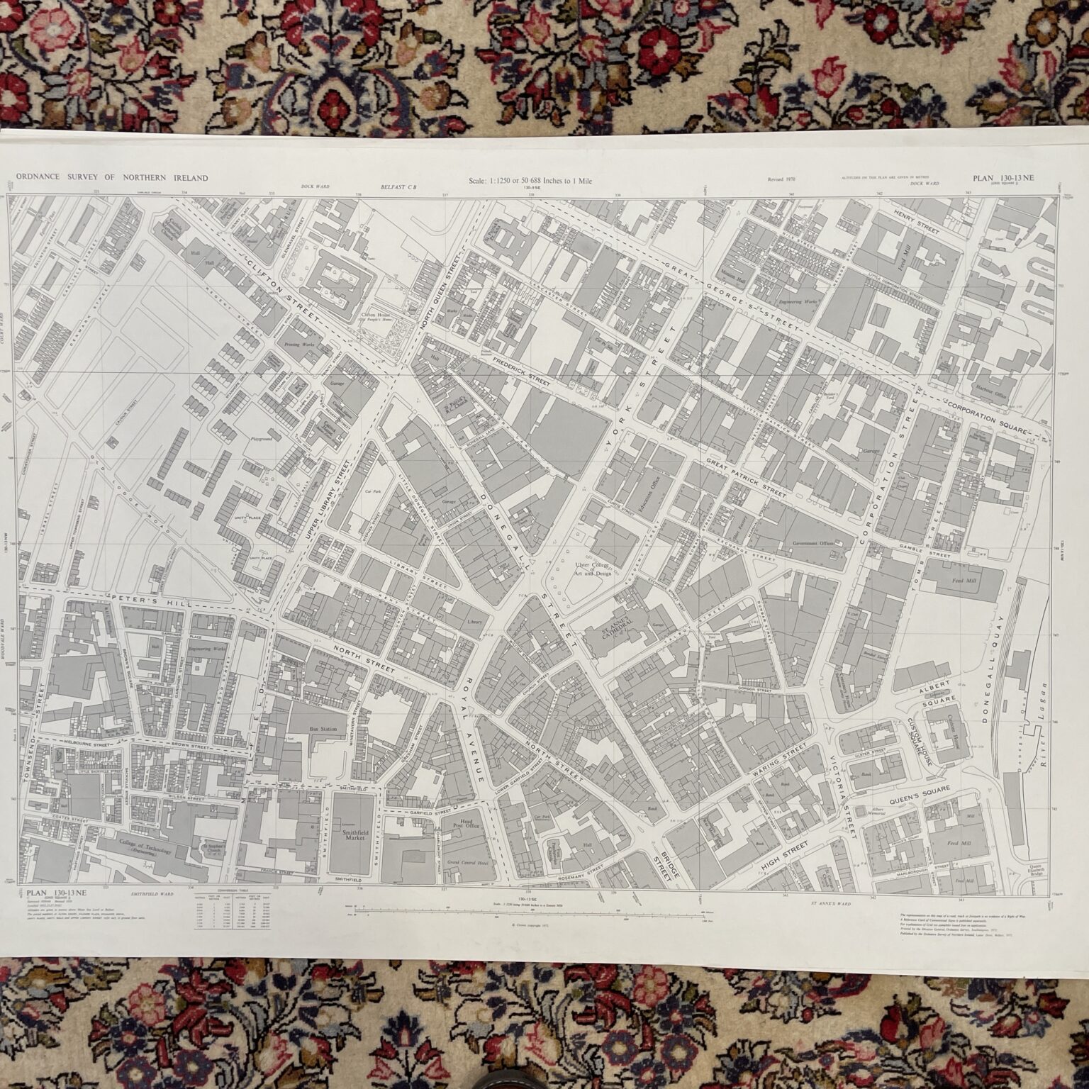 Vintage Ordnance Survey Map of Royal Avenue - OTSE