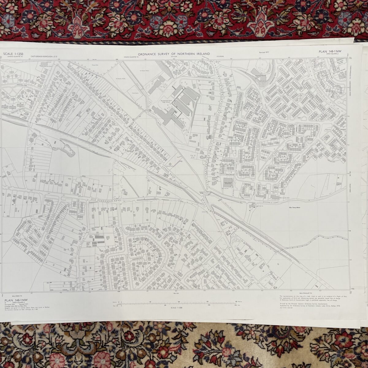 Vintage Ordnance Survey Map Of Dundonald OTSE Vintage Ordnance Survey Map Of Dundonald OTSE