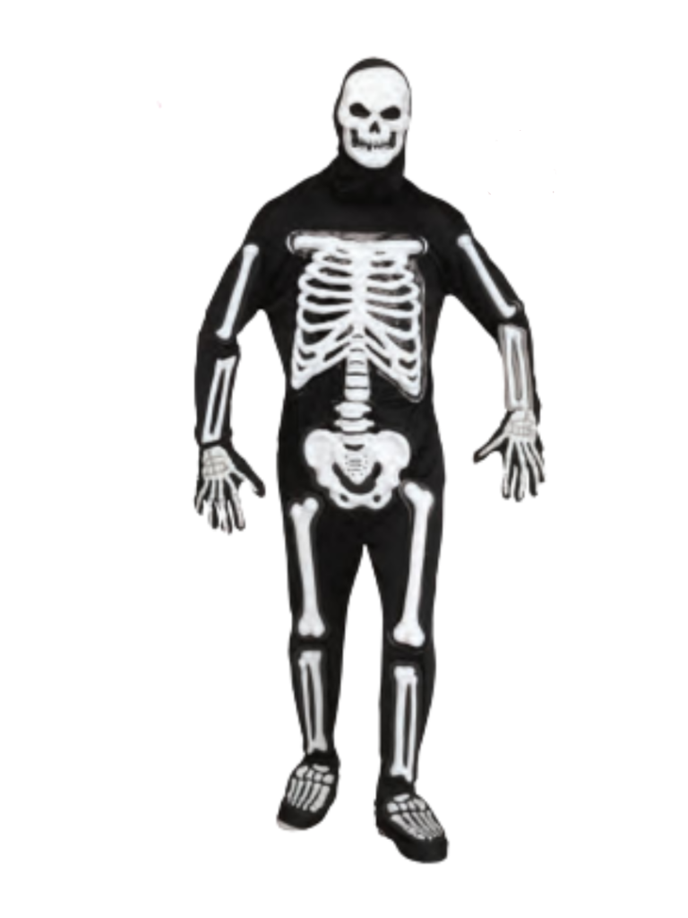 Deluxe Skele-Bones Adult Costume - On The Square Emporium