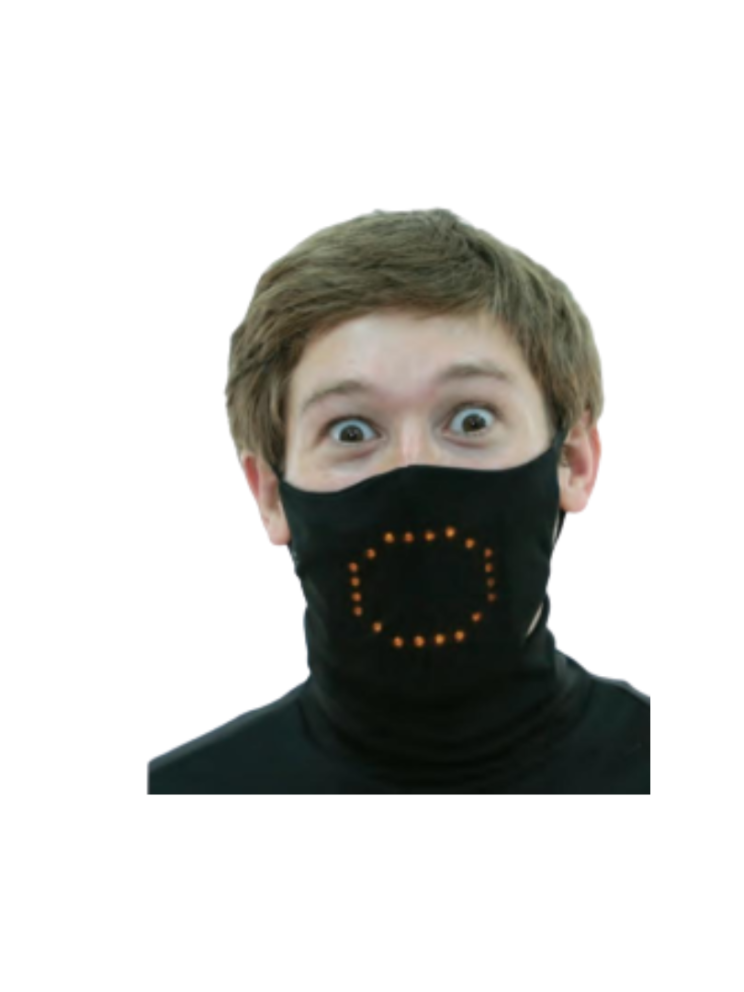 Light Up Sound Reactive Talking Mask - On The Square Emporium