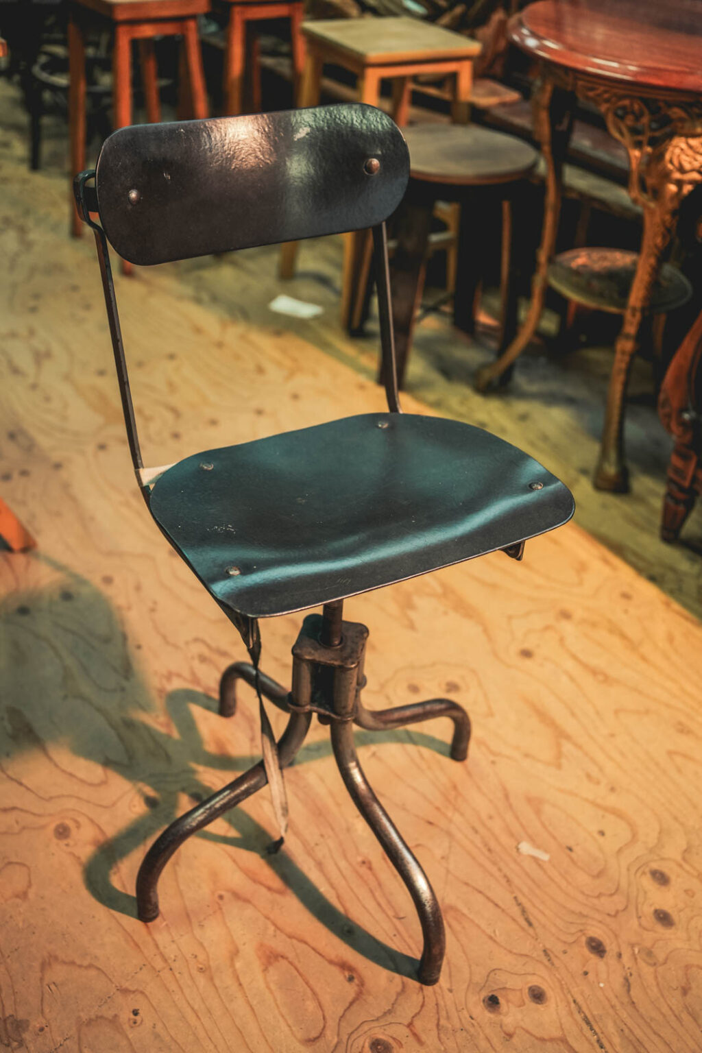 Vintage Industrial Machinist Chairs - On The Square Emporium