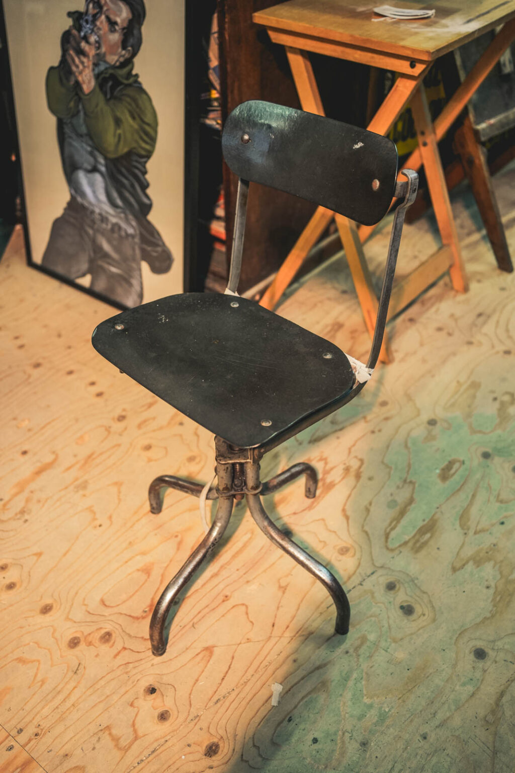 Vintage Industrial Machinist Chairs - On The Square Emporium