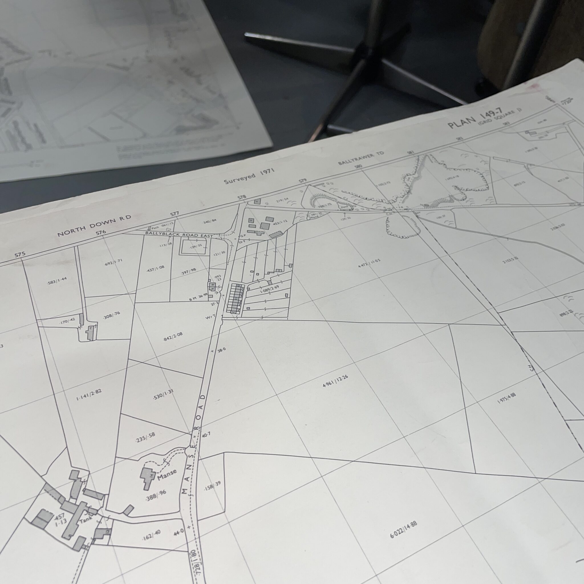 Vintage Ordnance Survey Map of Carrowdore (Ballyboley) - On The Square ...
