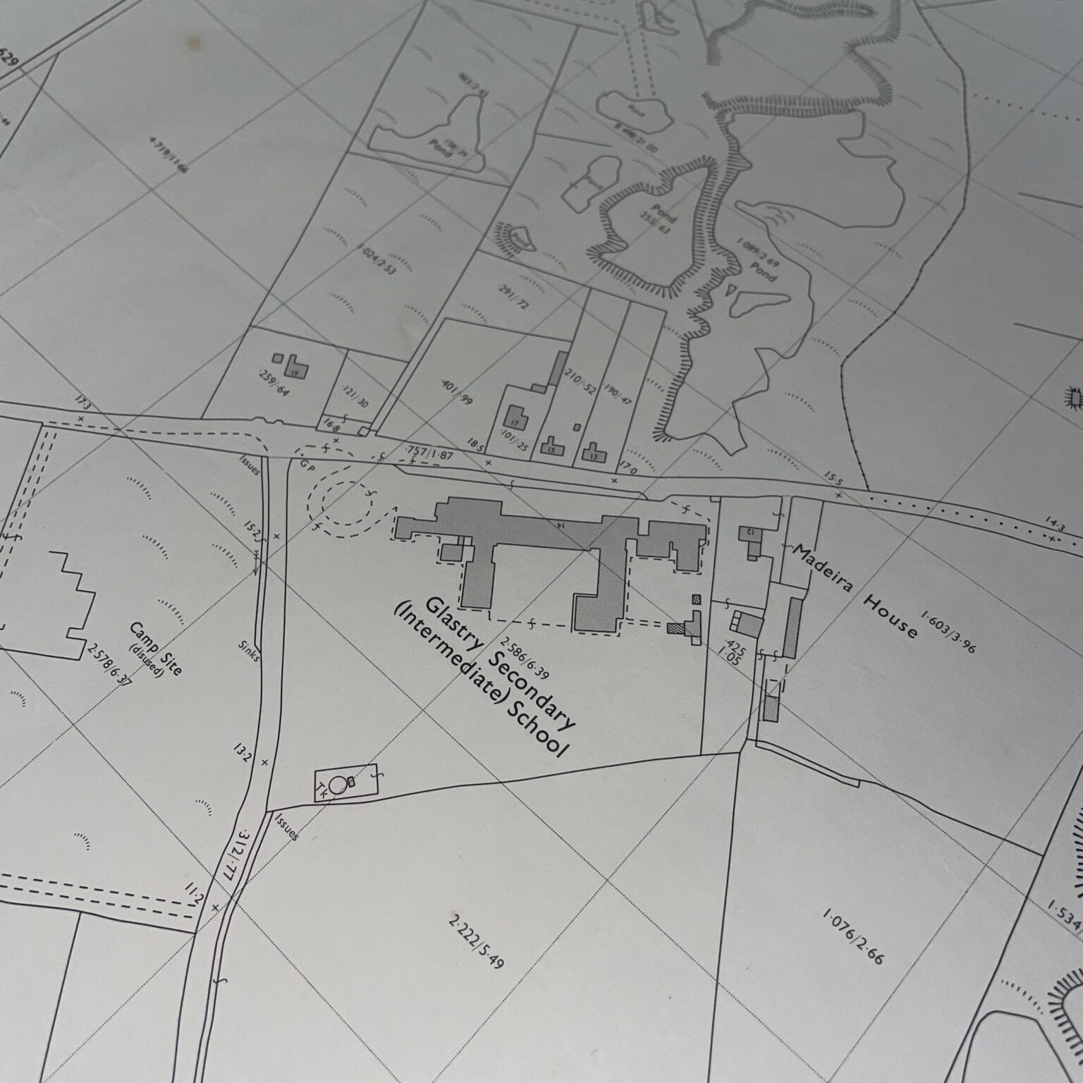 Vintage Ordnance Survey Map of Ballyhalbert - On The Square Emporium