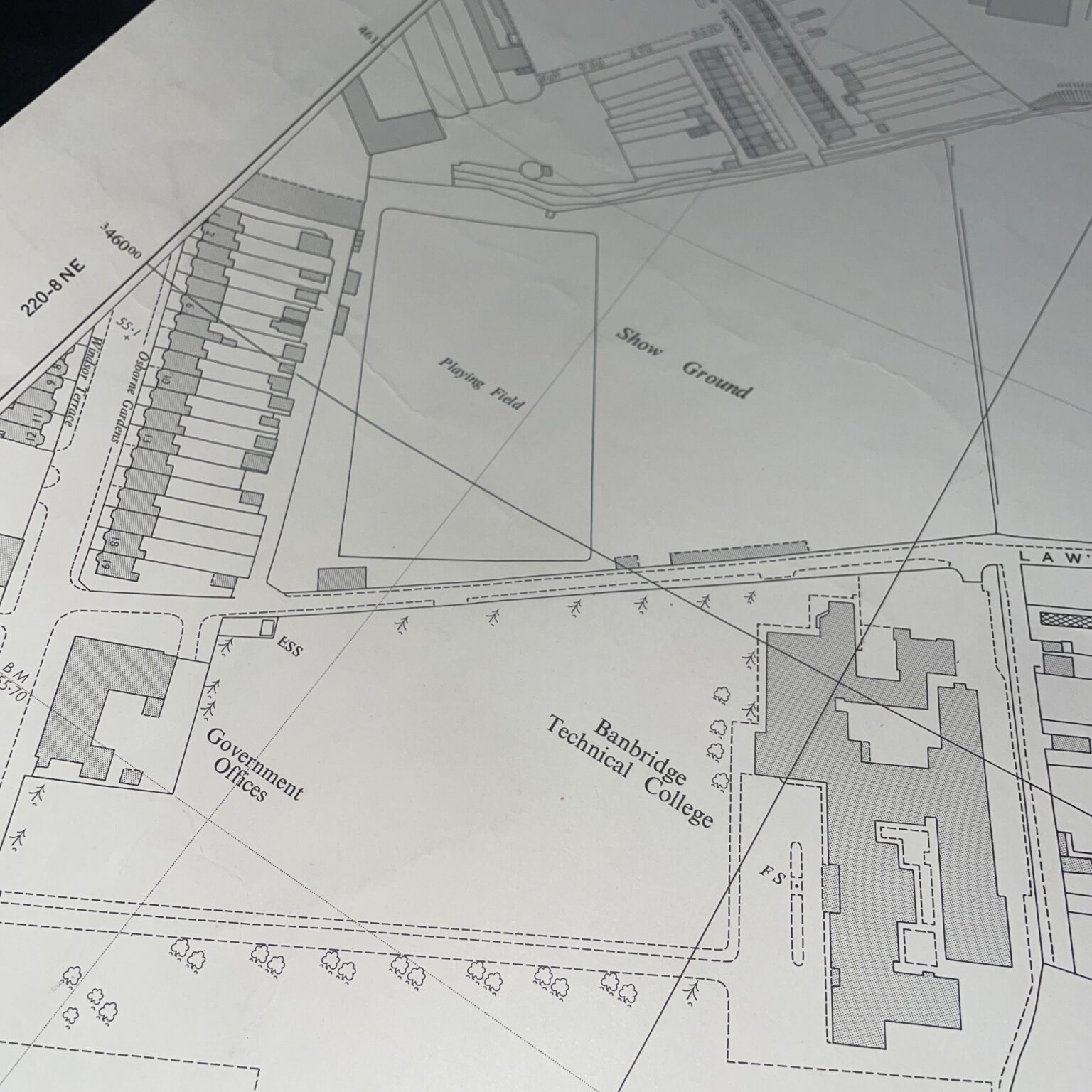 Vintage Ordnance Survey Map of Banbridge (Castlewellan Road) - On The ...