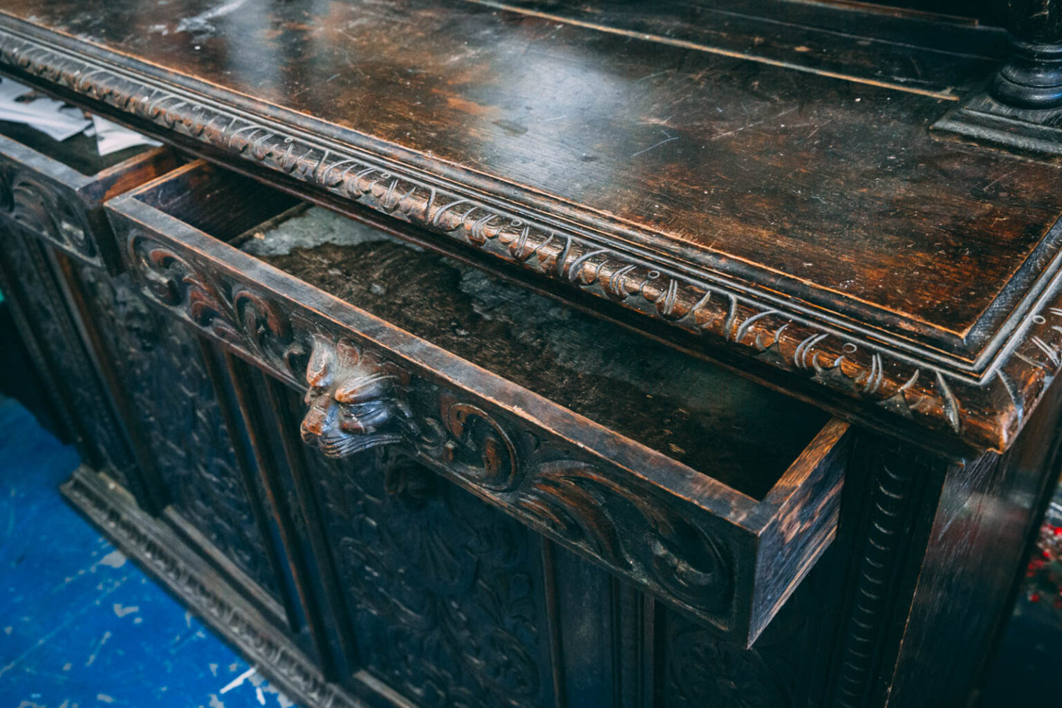 Imposing Jacobean-revival Oak Dresser - On The Square Emporium