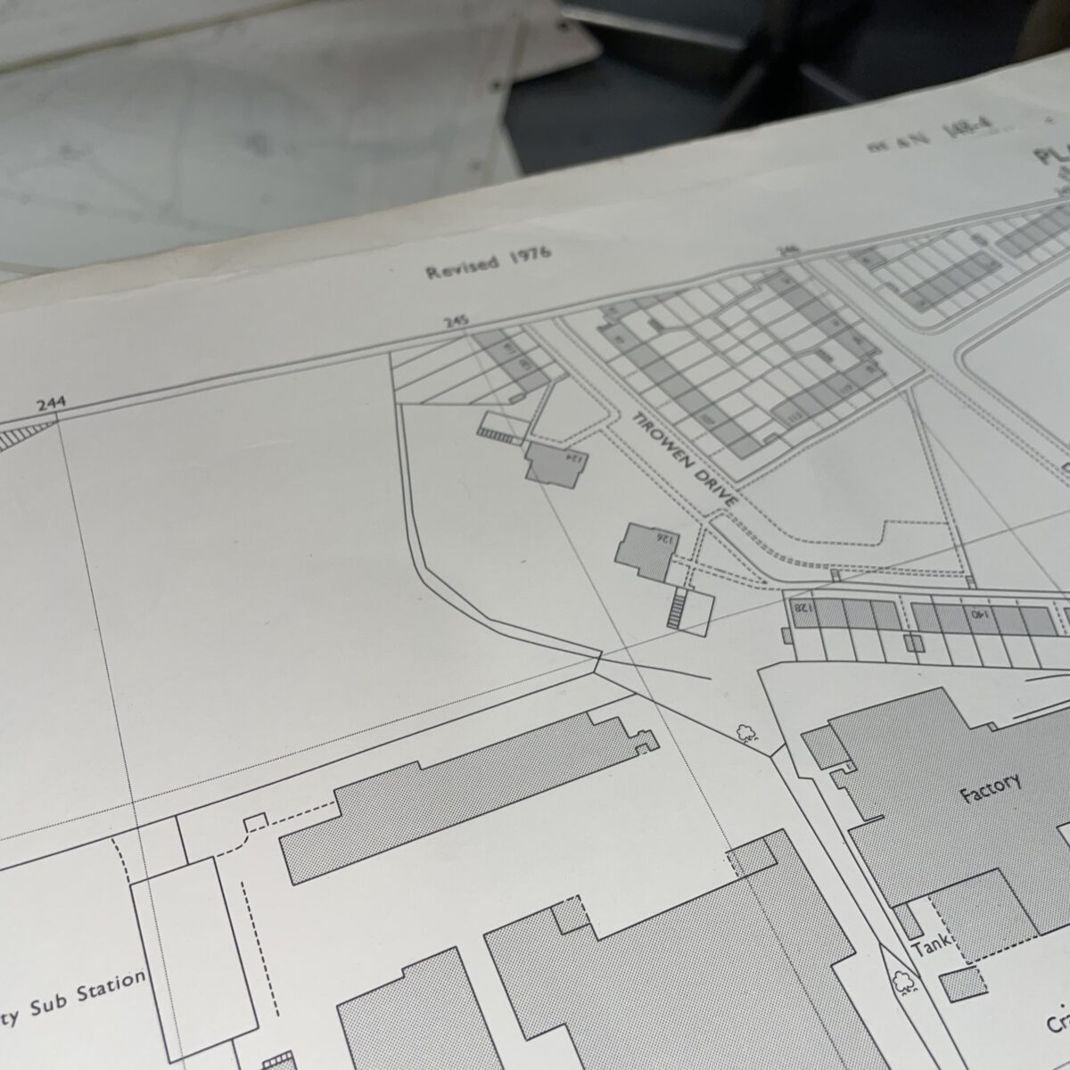 Vintage Ordnance Survey Map of Lisburn (Knockmore Industrial Estate ...