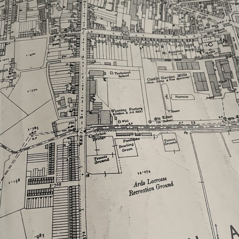 Vintage WWII Ordnance Survey Map of Newtownards - On The Square Emporium