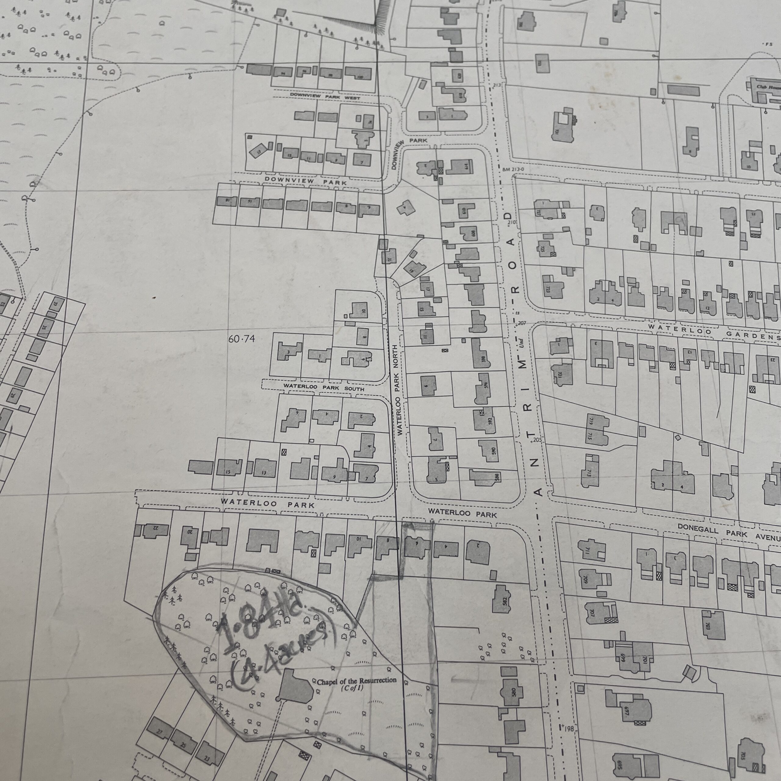 Vintage Ordnance Survey Map of Belfast (Antrim Road) - On The Square ...