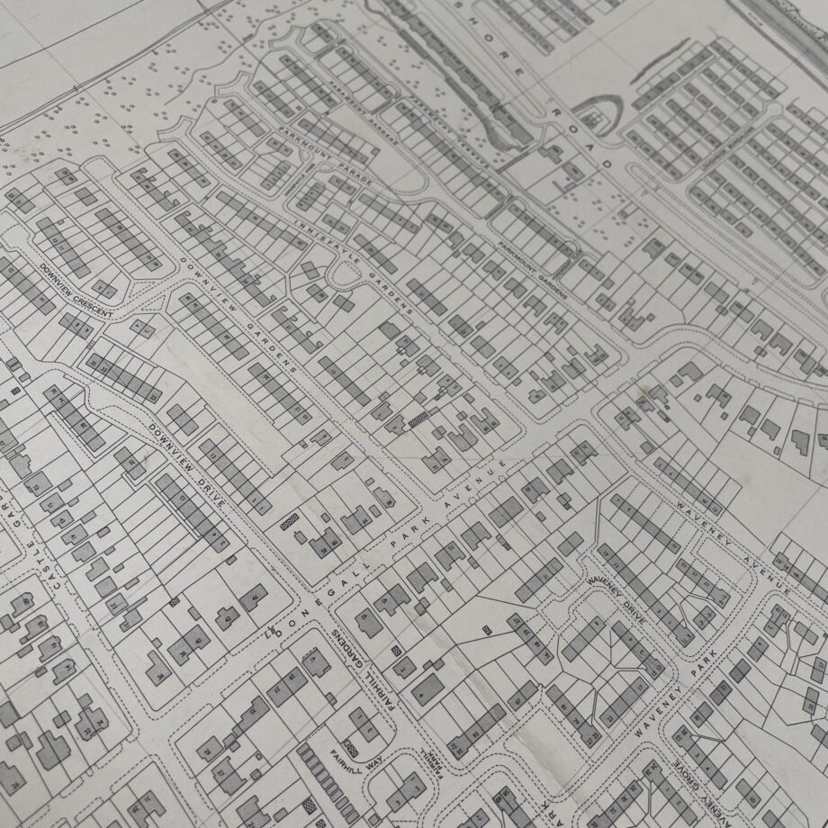 Vintage Ordnance Survey Map of Belfast (Antrim Road) - On The Square ...