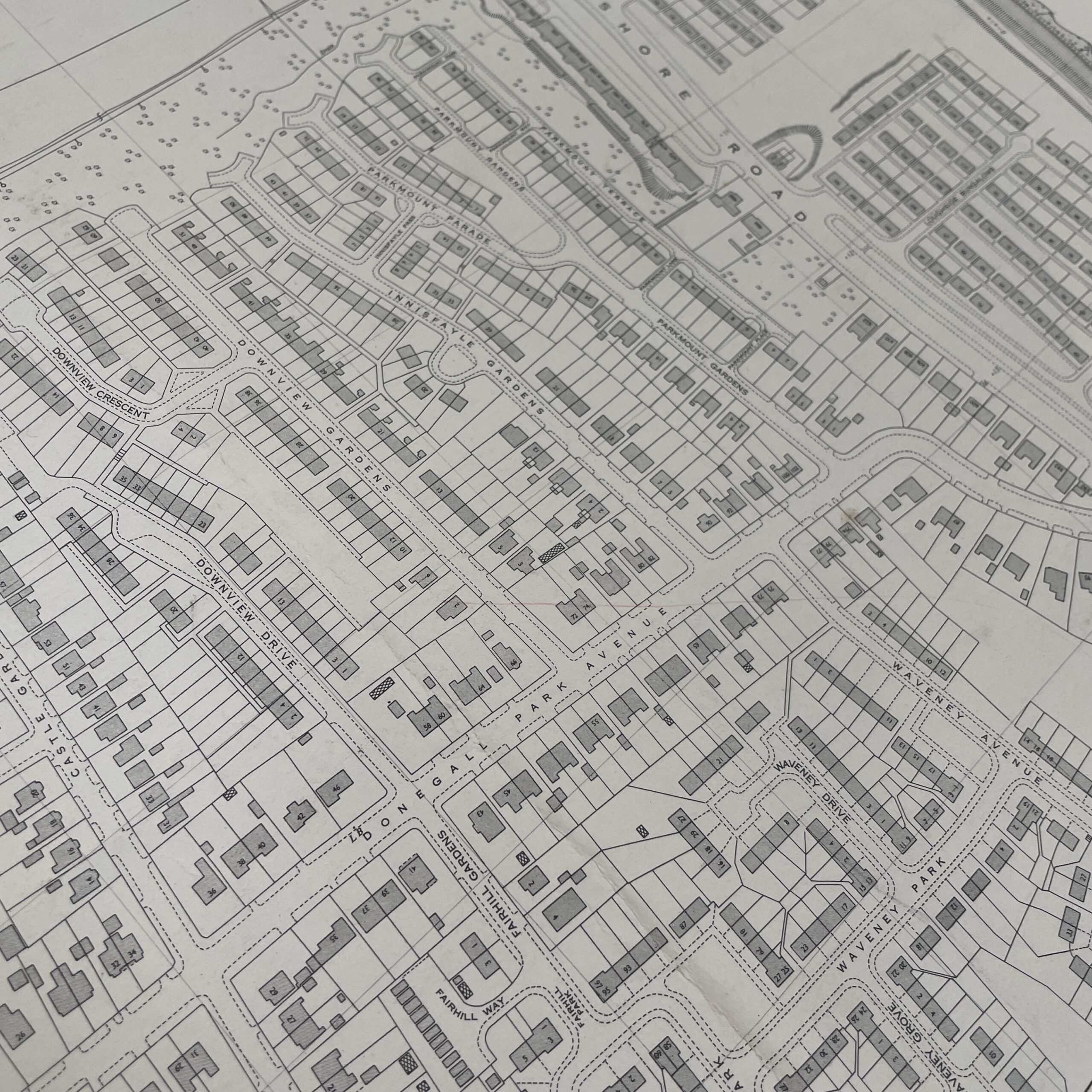 Vintage Ordnance Survey Map of Belfast (Antrim Road) - On The Square ...