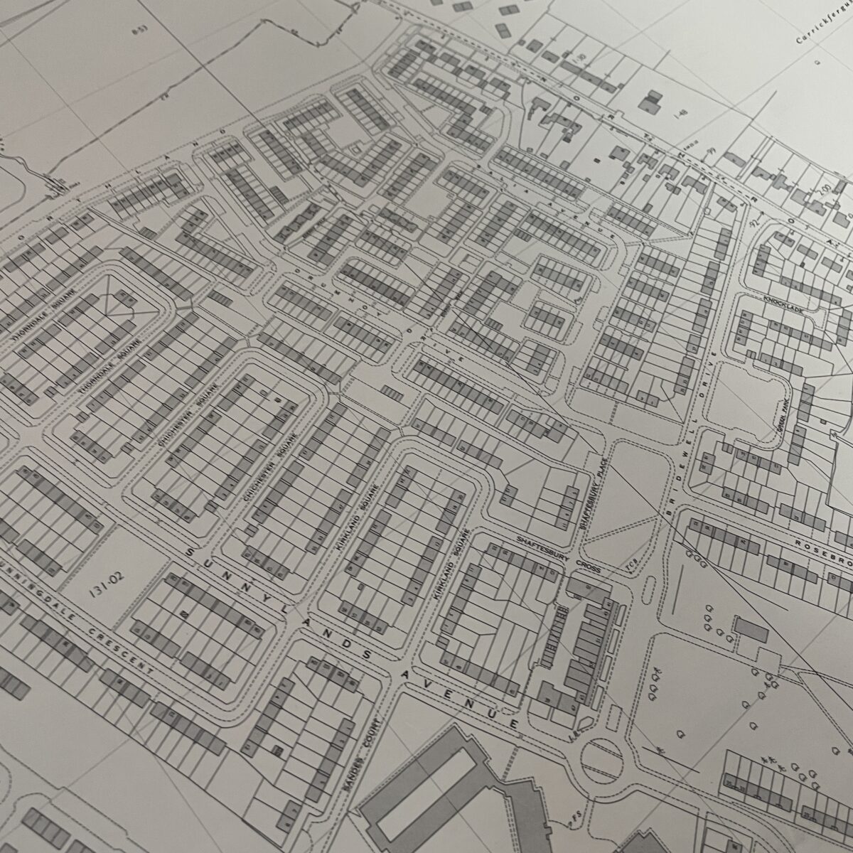 Vintage Ordnance Survey Map of Carrickfergus (North Road) - On The ...