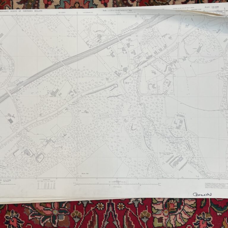 Vintage Ordnance Survey Map of Holywood (Bangor Road) - On The Square ...