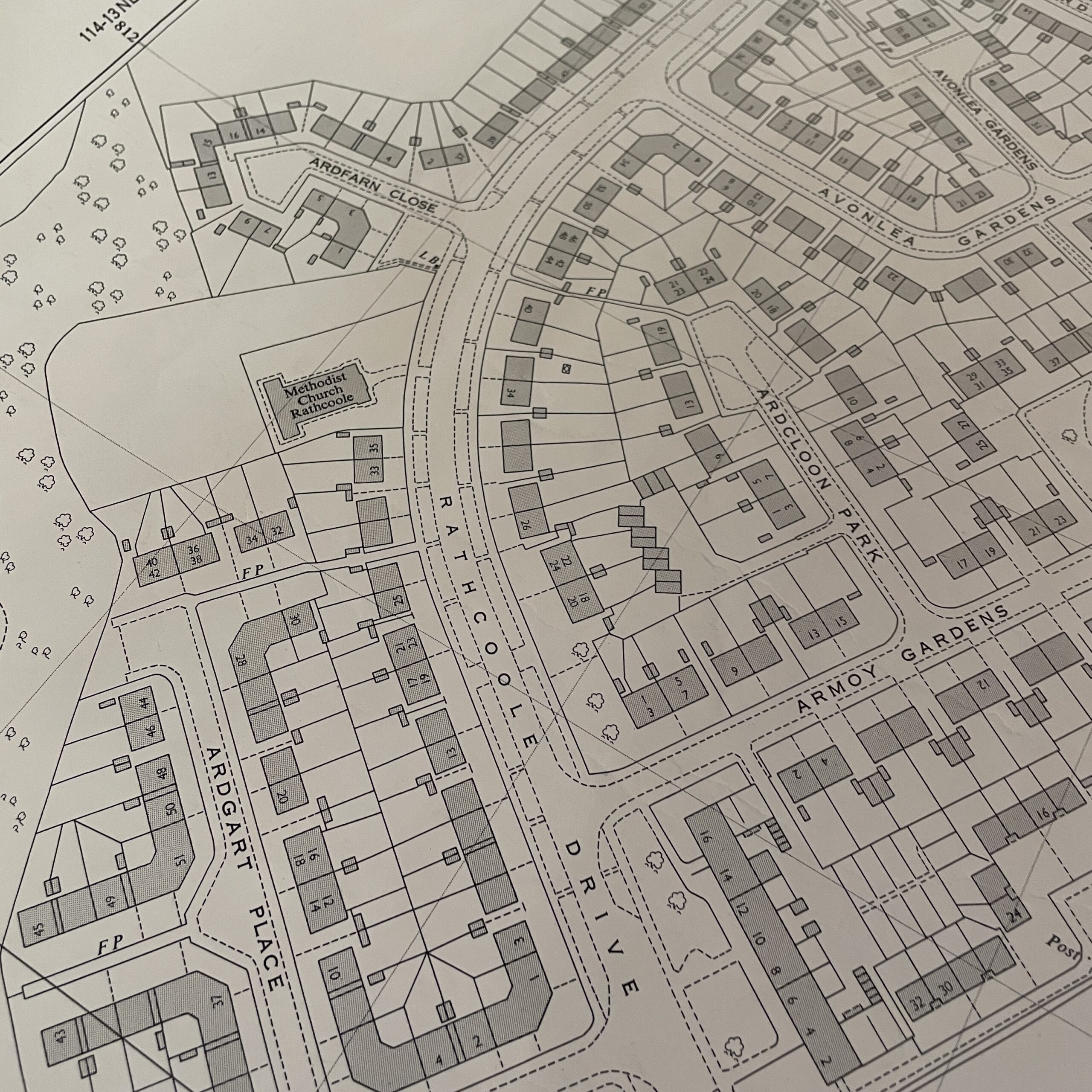 Vintage Ordnance Survey Map of Whiteabbey (Shore Road) - On The Square ...