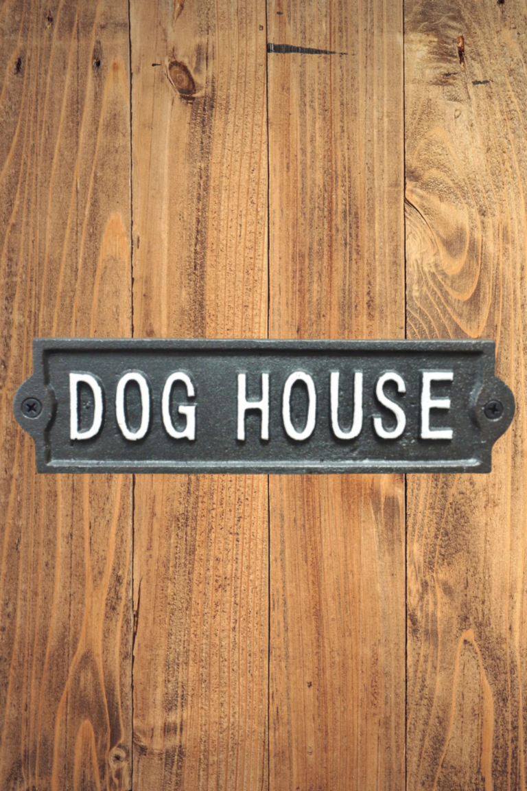 Doghouse Cast Iron Sign - On The Square Emporium