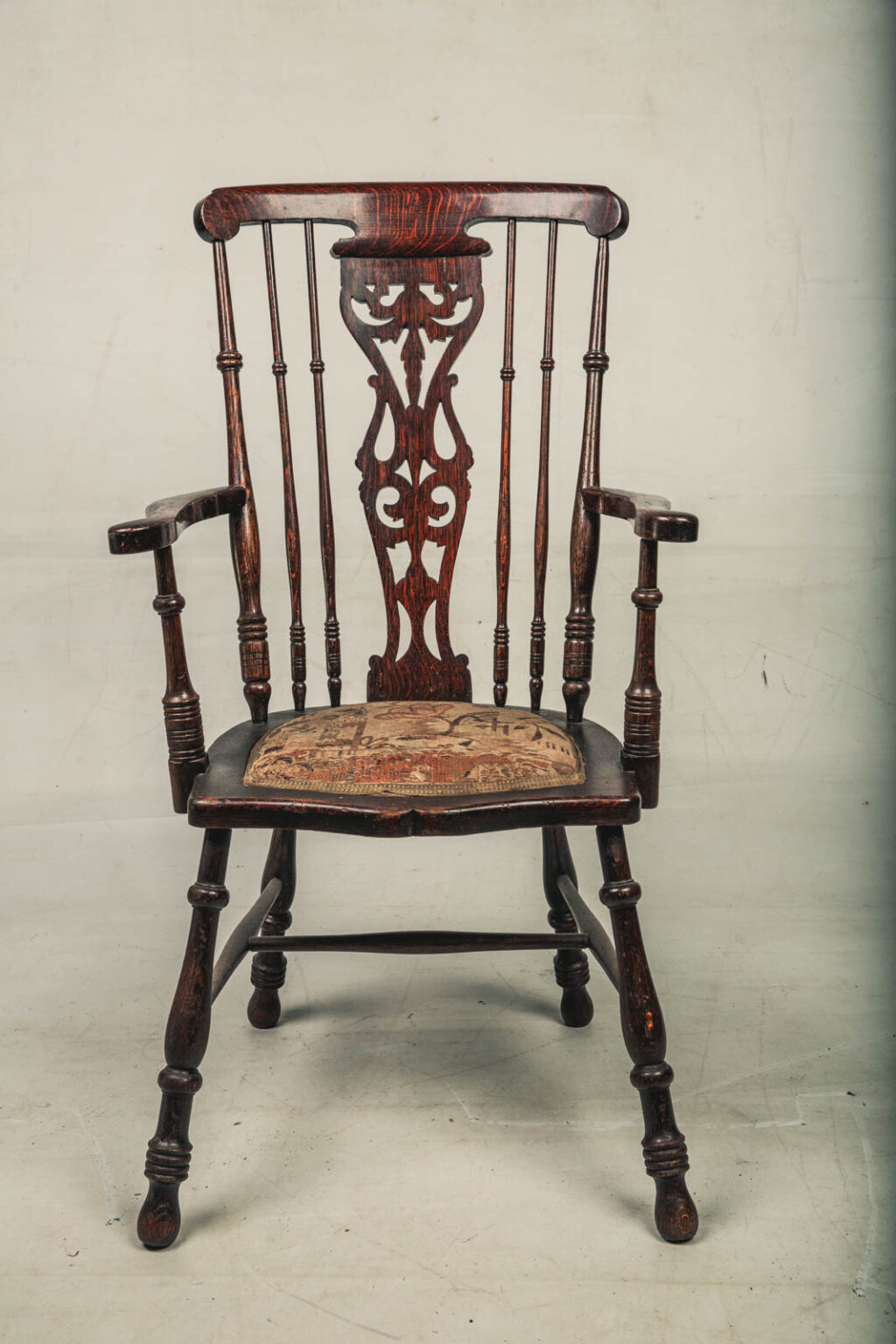 Victorian Spindle Back Arm Chair - On The Square Emporium