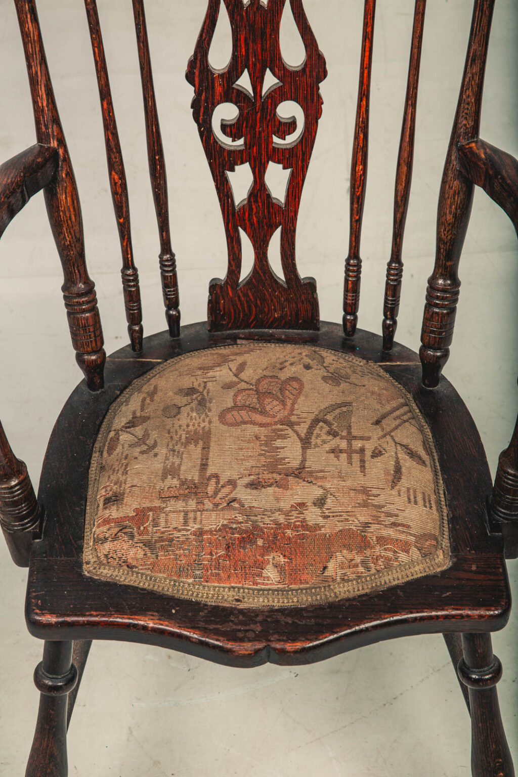 Victorian Spindle Back Arm Chair - On The Square Emporium