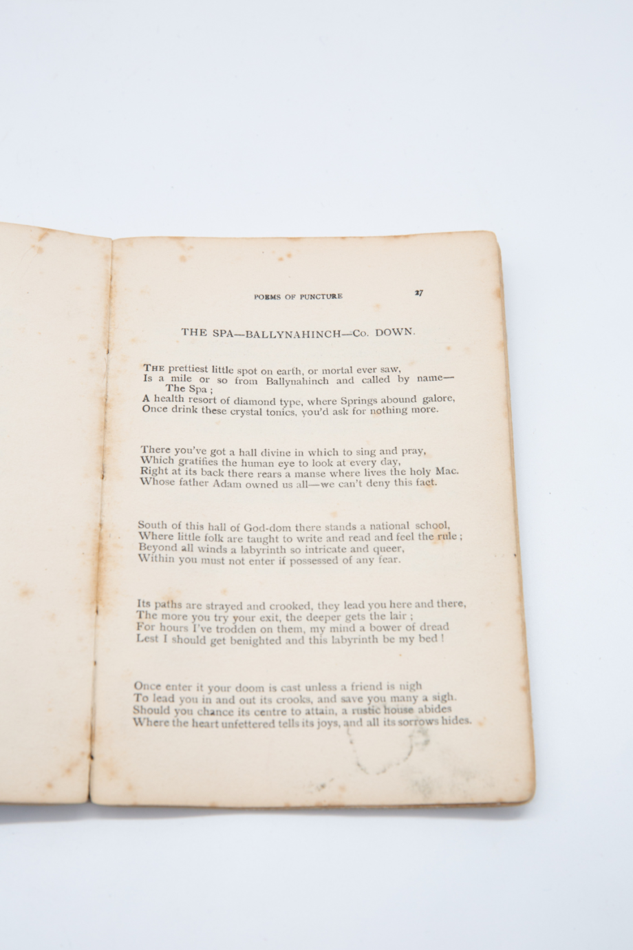 Amanda M. Ros. Poems of Puncture - On The Square Emporium