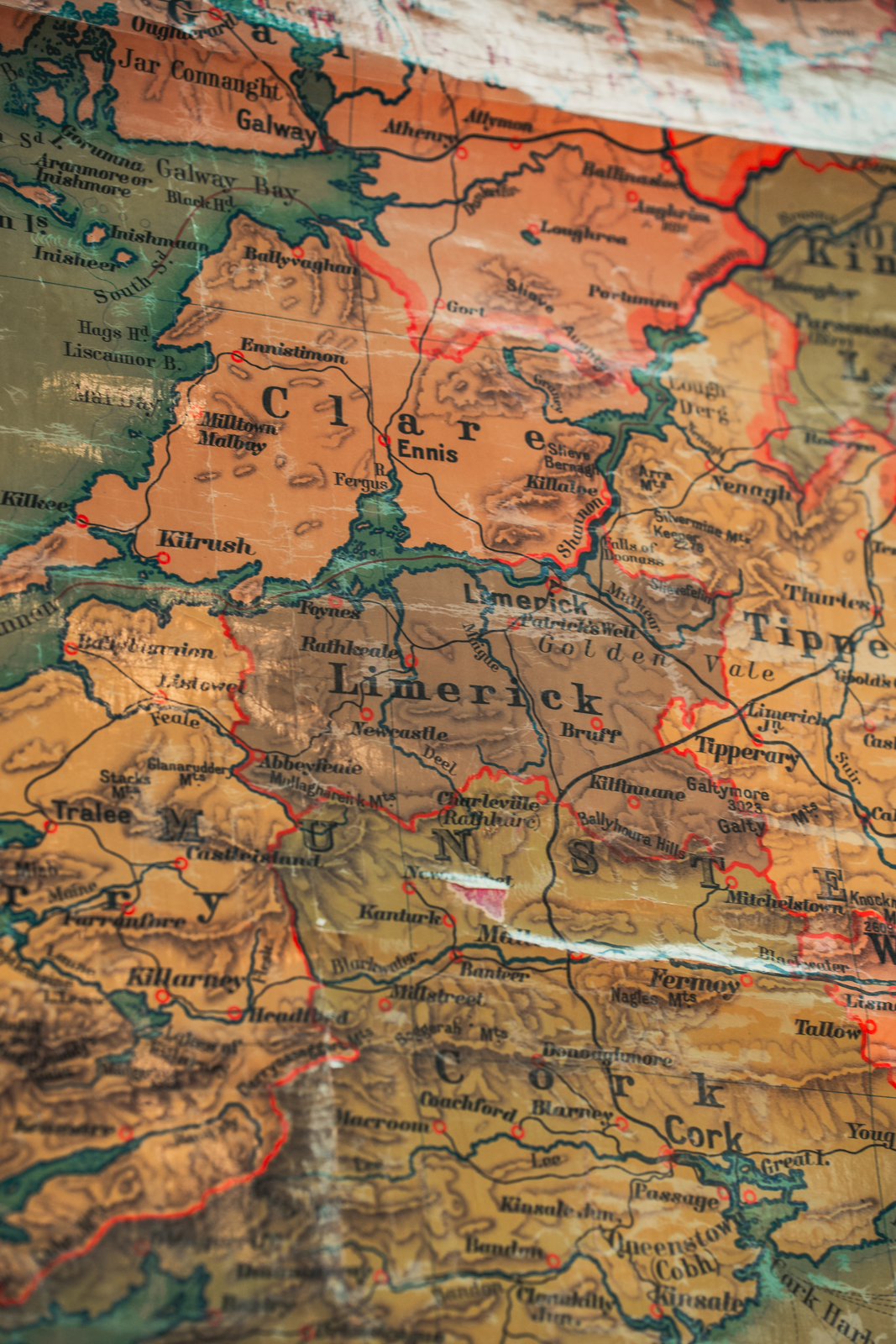 School Map of Ireland [1923-37] - On The Square Emporium