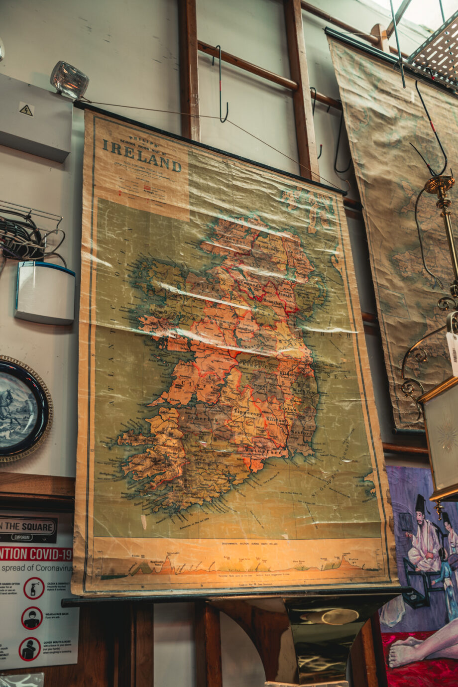 School Map of Ireland [1923-37] - On The Square Emporium