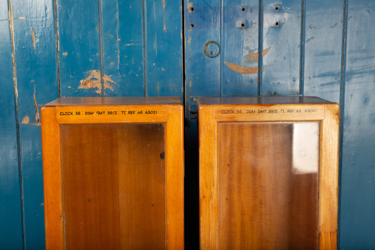 Pair of Clock Cabinets - On The Square Emporium