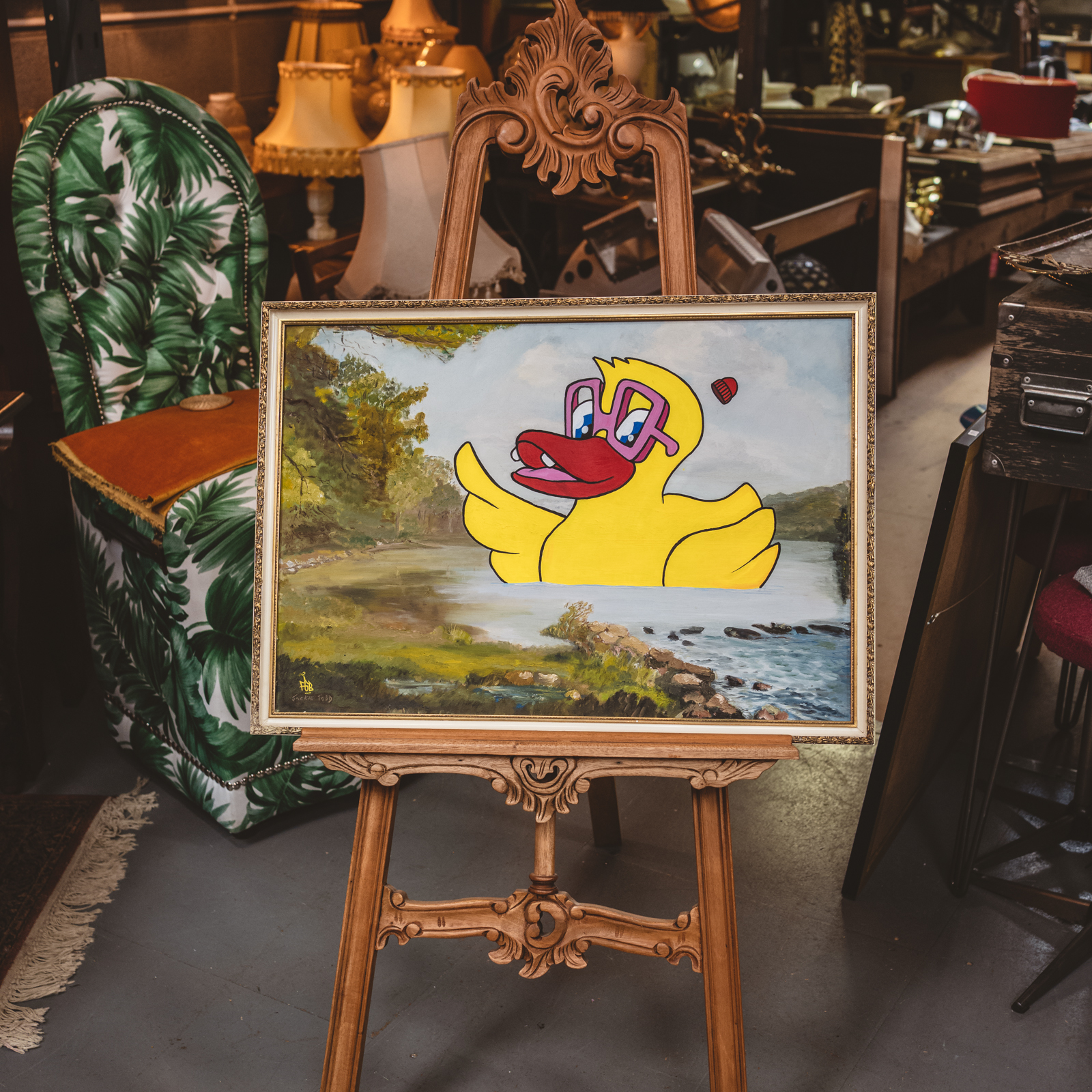 'Moby Duck' Painting by Francois Got Buffed - On The Square Emporium