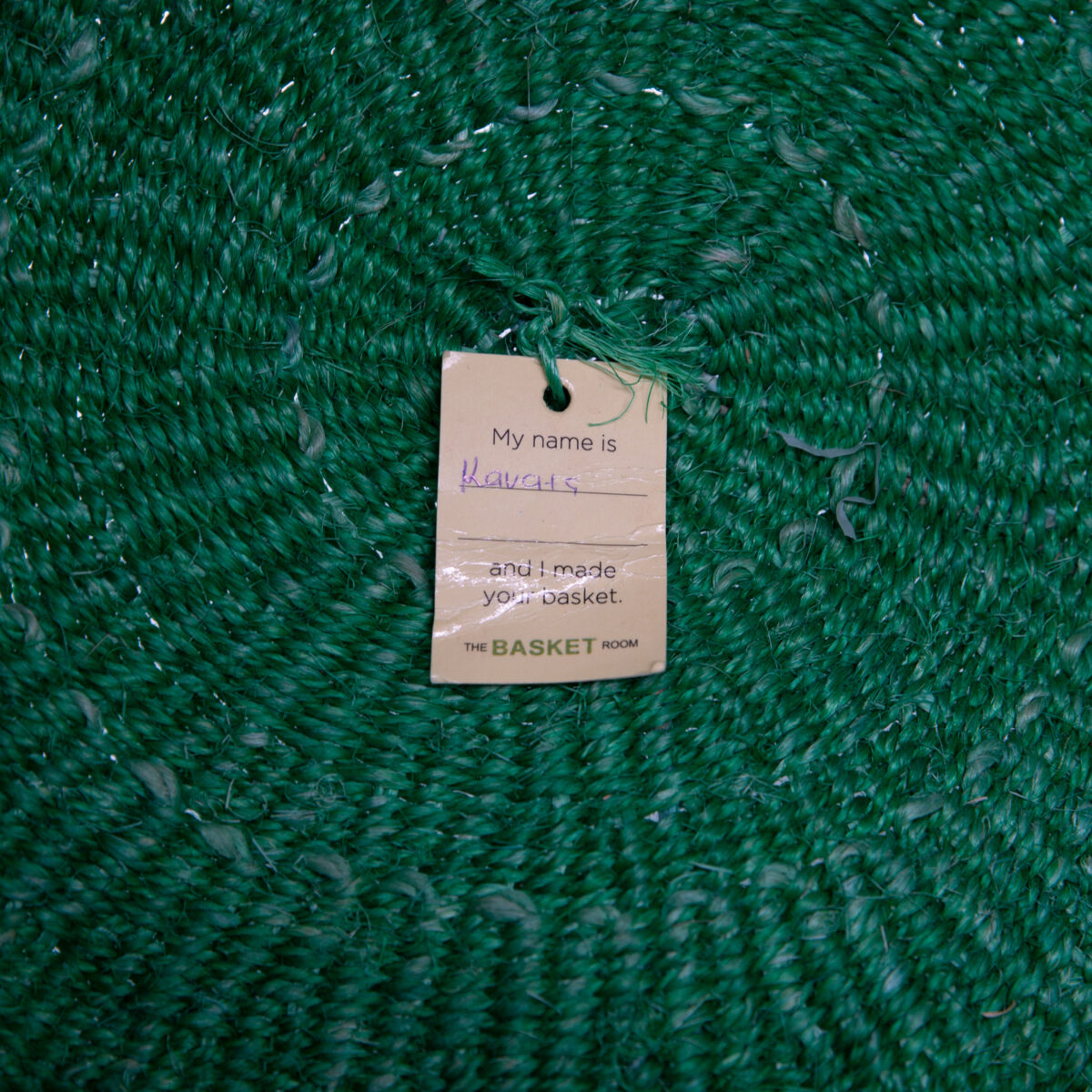 Grass Green Duo Colour Basket - On The Square Emporium
