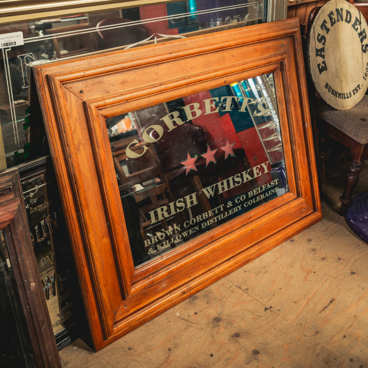 Corbett's Irish Whiskey Mirror [w049] - On The Square Emporium